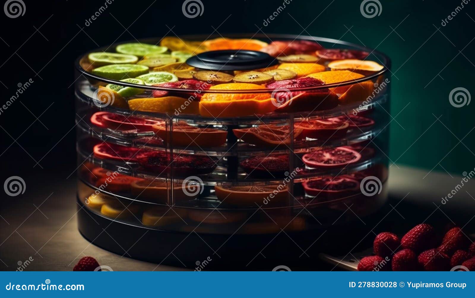 A Gourmet Fruit Salad with Multi Colored Berries and Fresh Ingredients ...