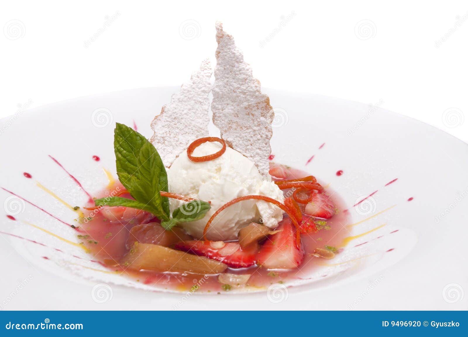 Gourmet ice cream stock photo. Image of icecream, cream - 9496920
