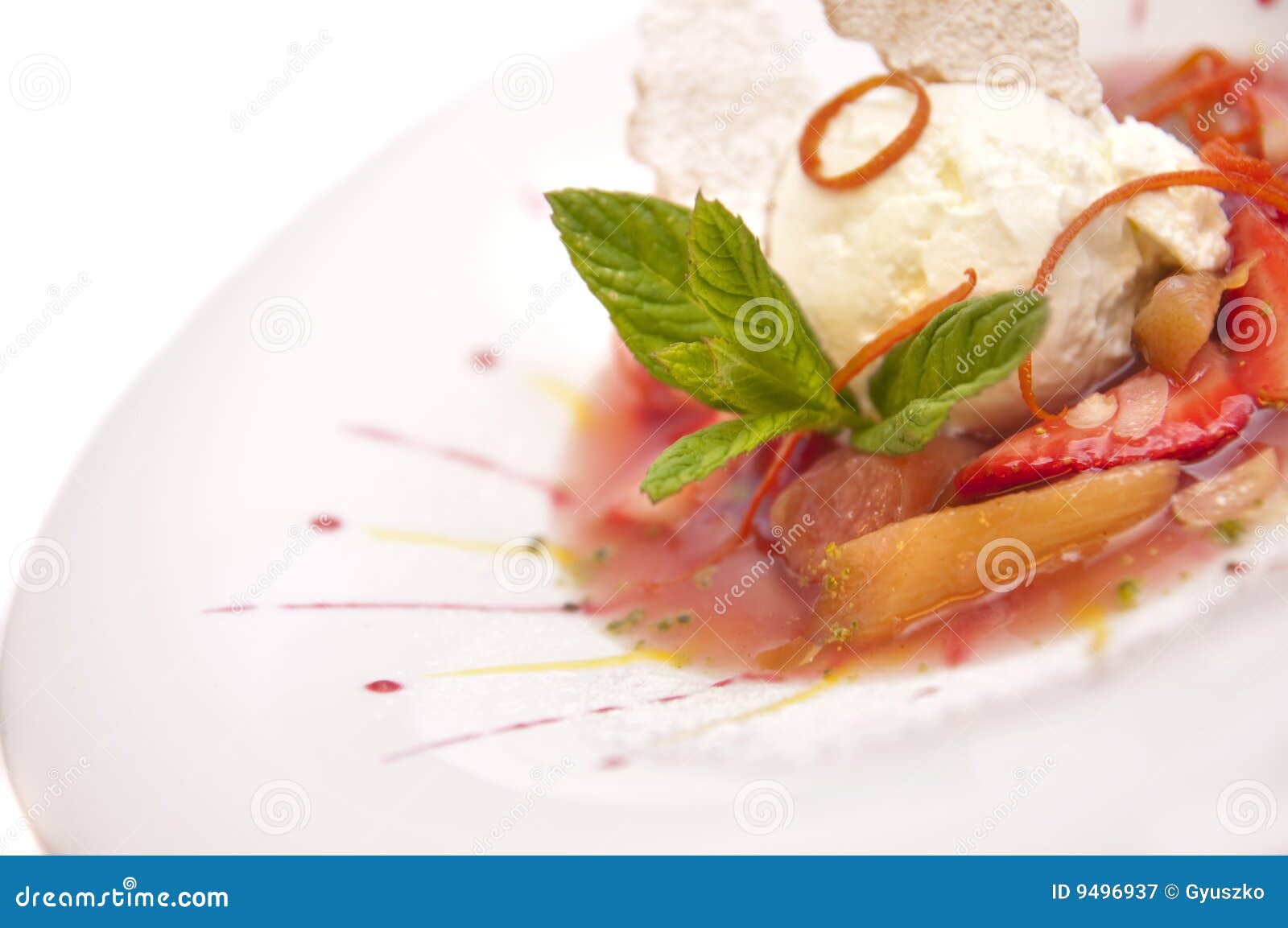 Gourmet ice cream stock image. Image of colorful, macro - 9496937