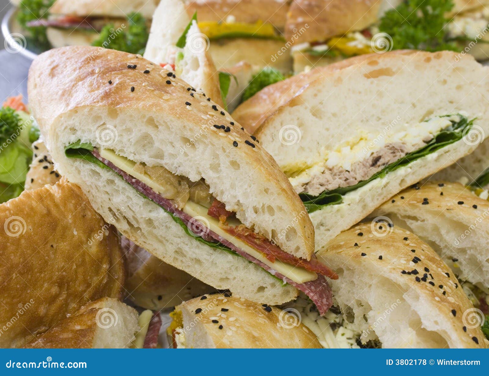 Gourmet Lunch Bread Rolls stock photo. Image of gourmet - 3802178