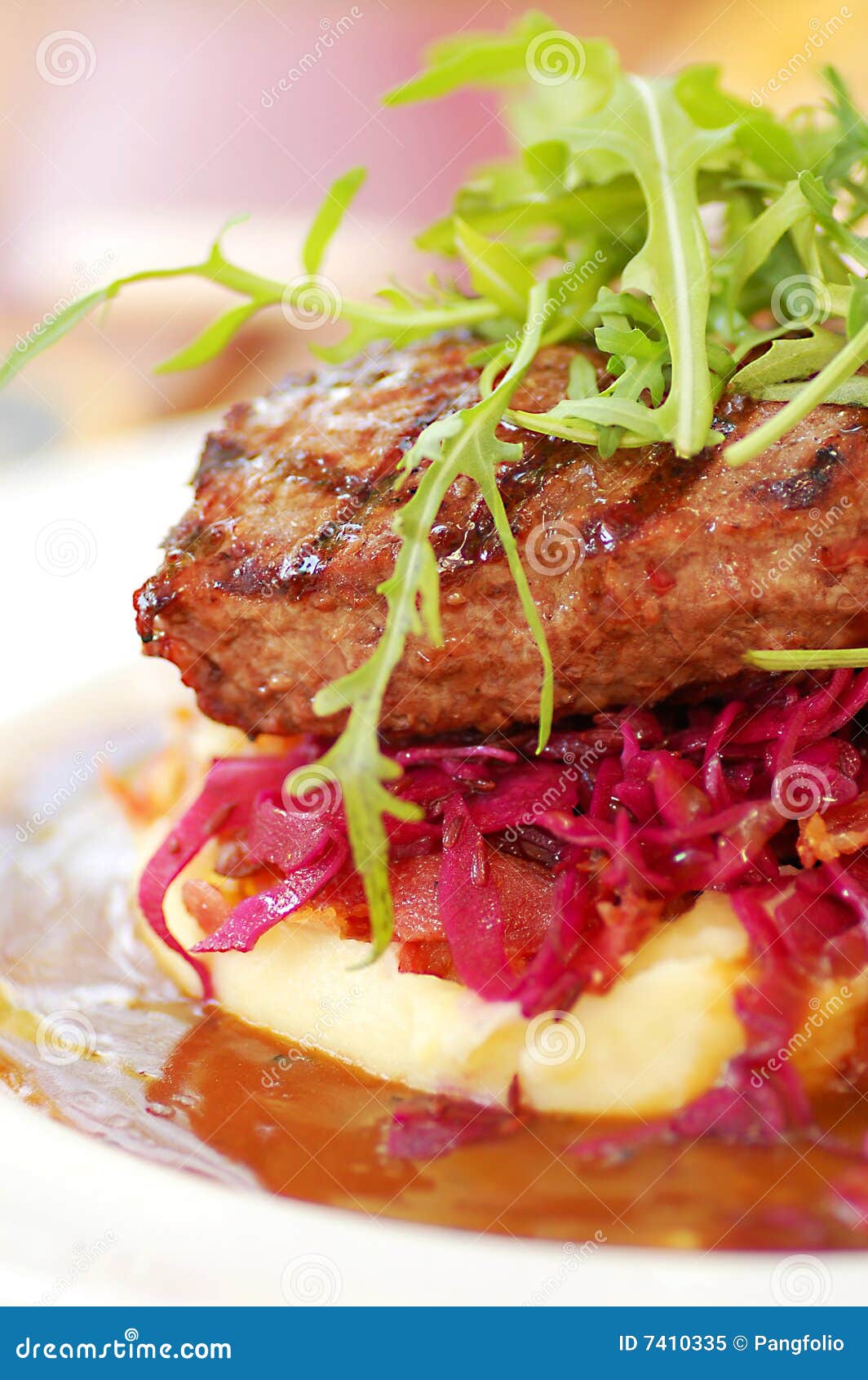 Gourmet meal stock image. Image of food, beat, sauce, lunch - 7410335