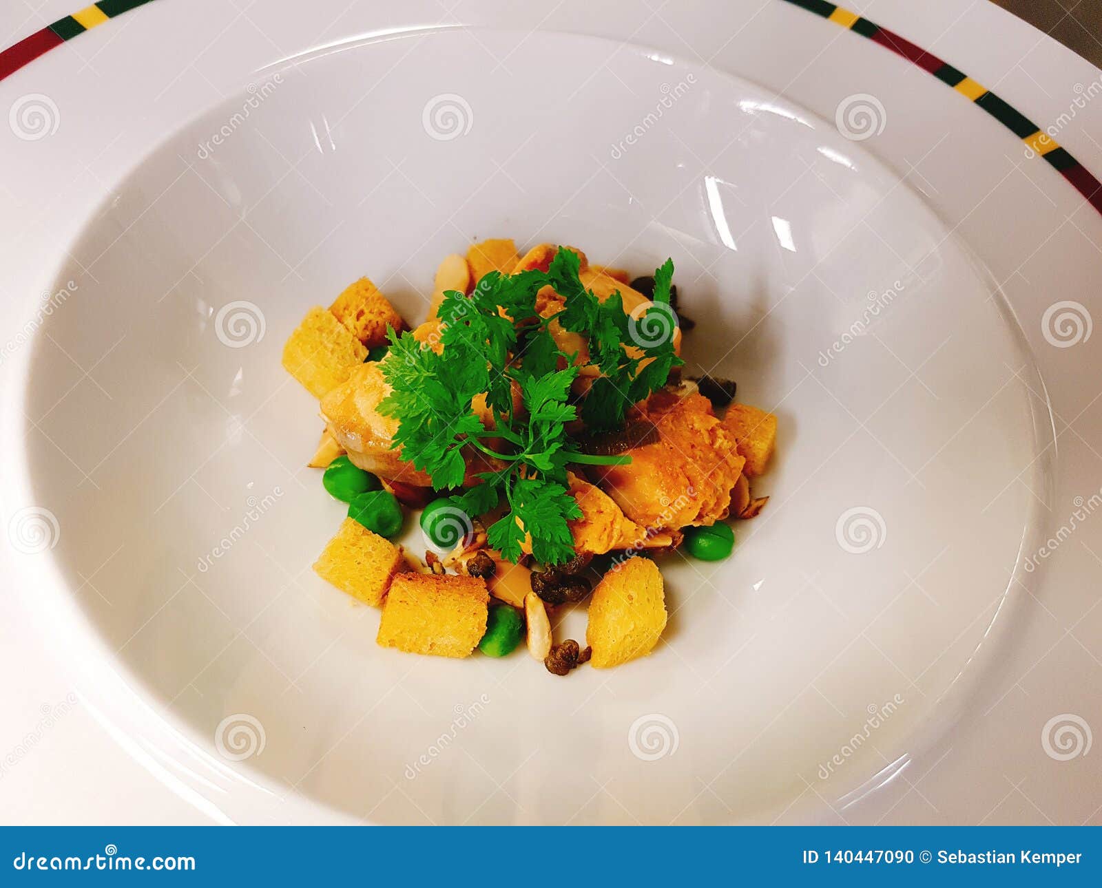 Gourmet Menu VIP dish stock photo. Image of gourmet - 140447090