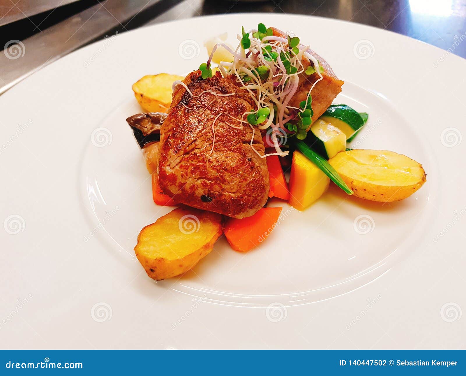 Gourmet Menu VIP dish stock photo. Image of dish, dining - 140447502