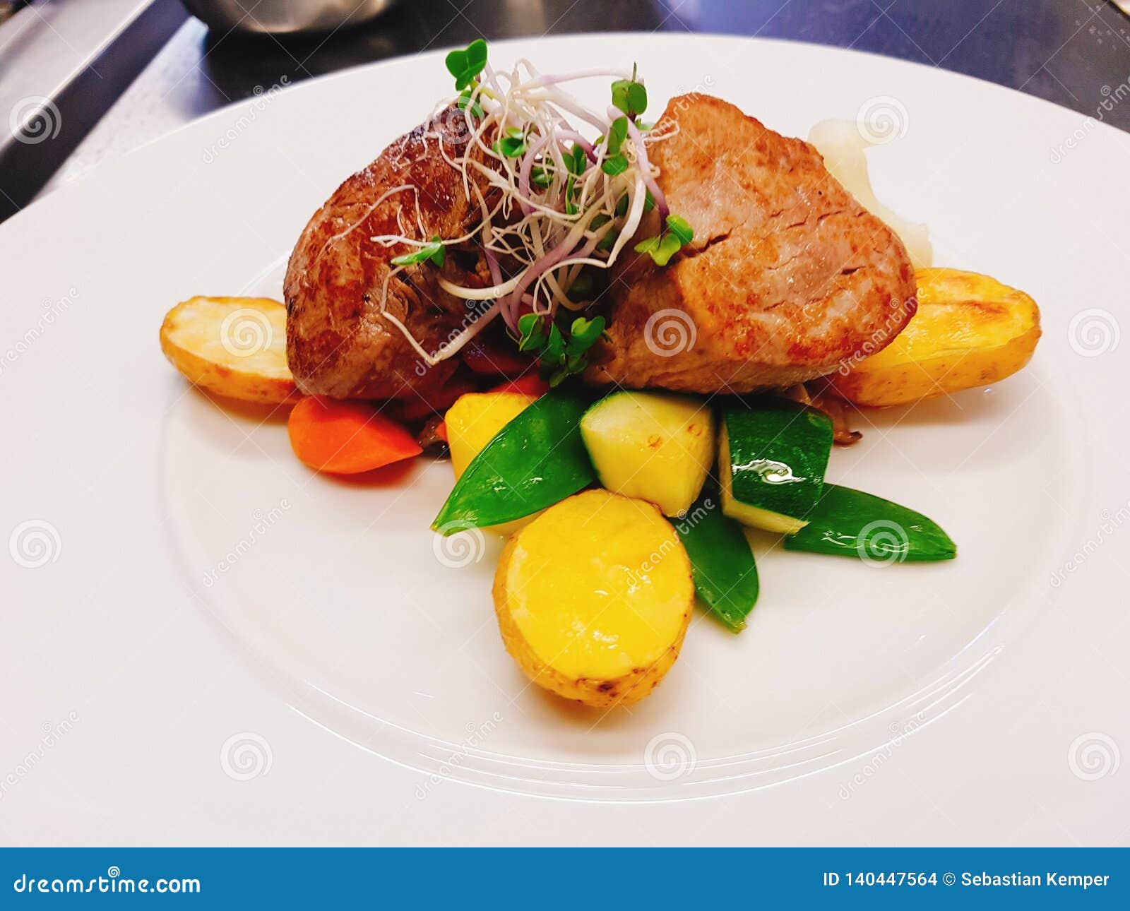 Gourmet Menu VIP dish stock photo. Image of gourmet - 140447564