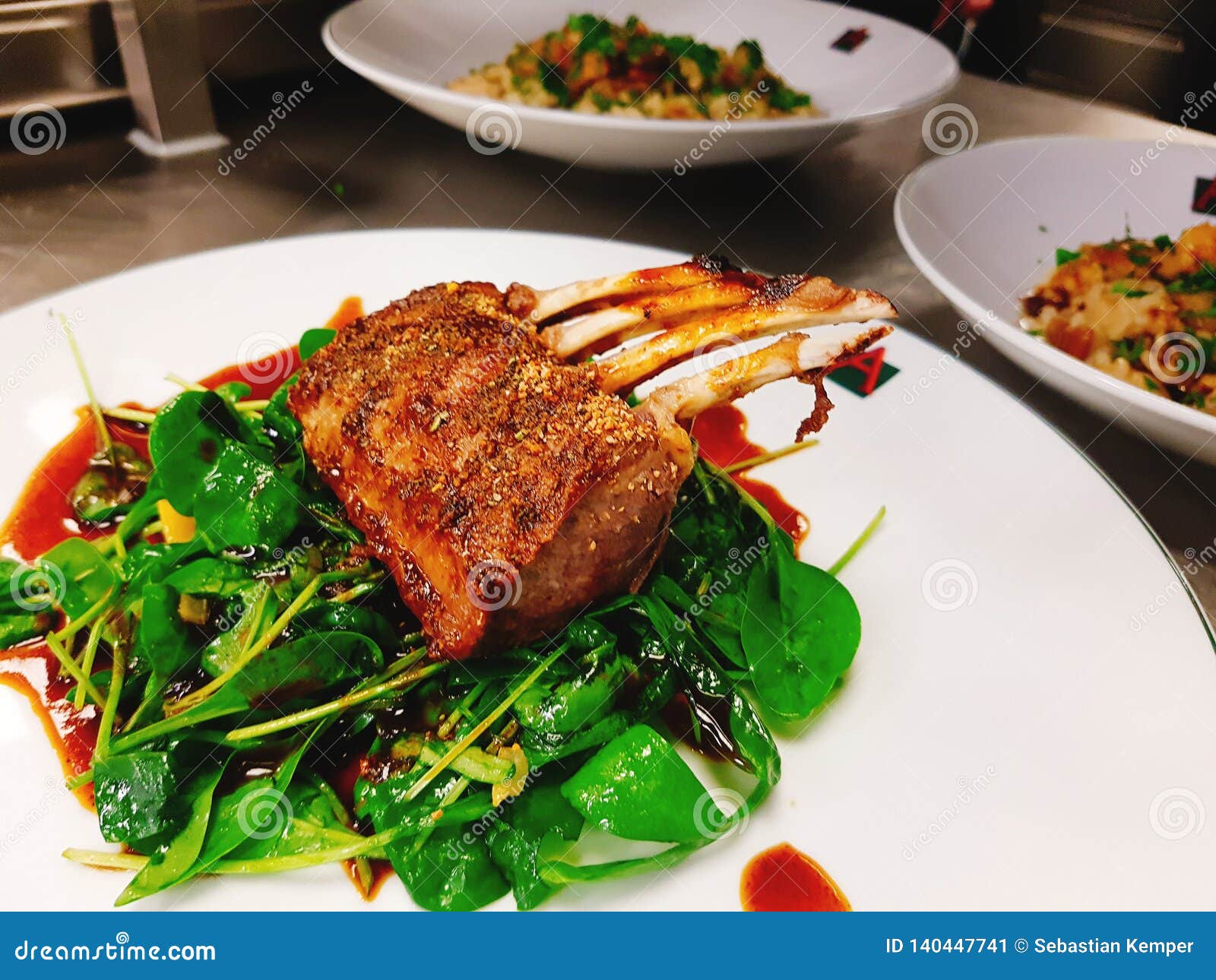 Gourmet Menu vip dish editorial photo. Image of restaurant - 140447741