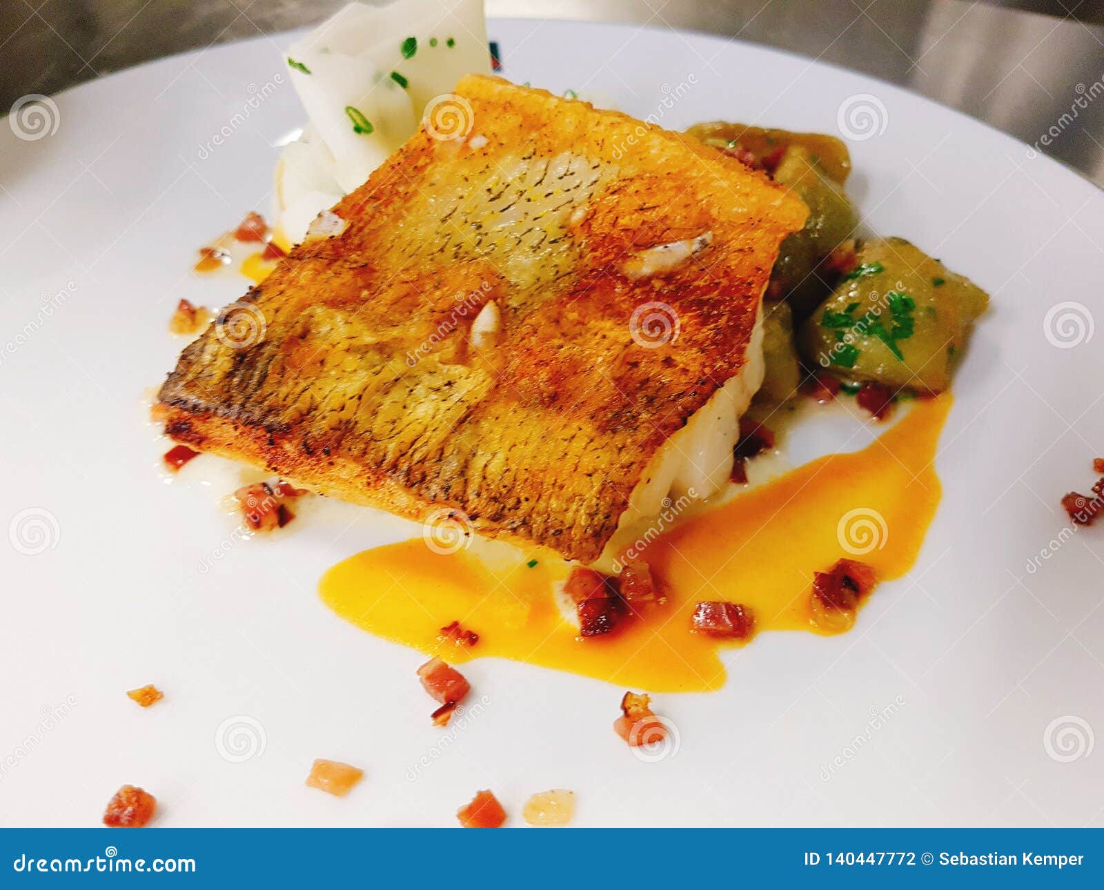 Gourmet Menu VIP dish stock photo. Image of dish, dining - 140447772