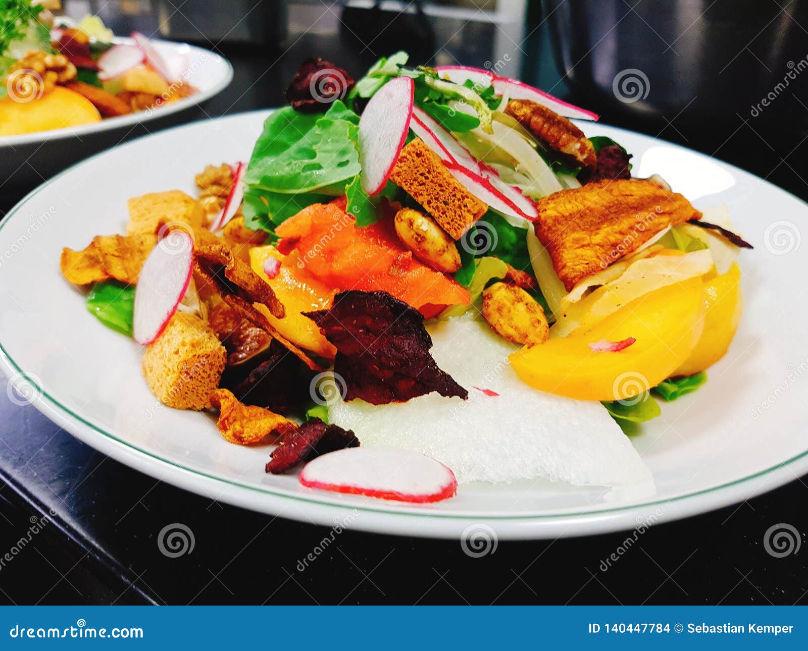 Gourmet Menu VIP dish stock photo. Image of menu, restaurant - 140447784