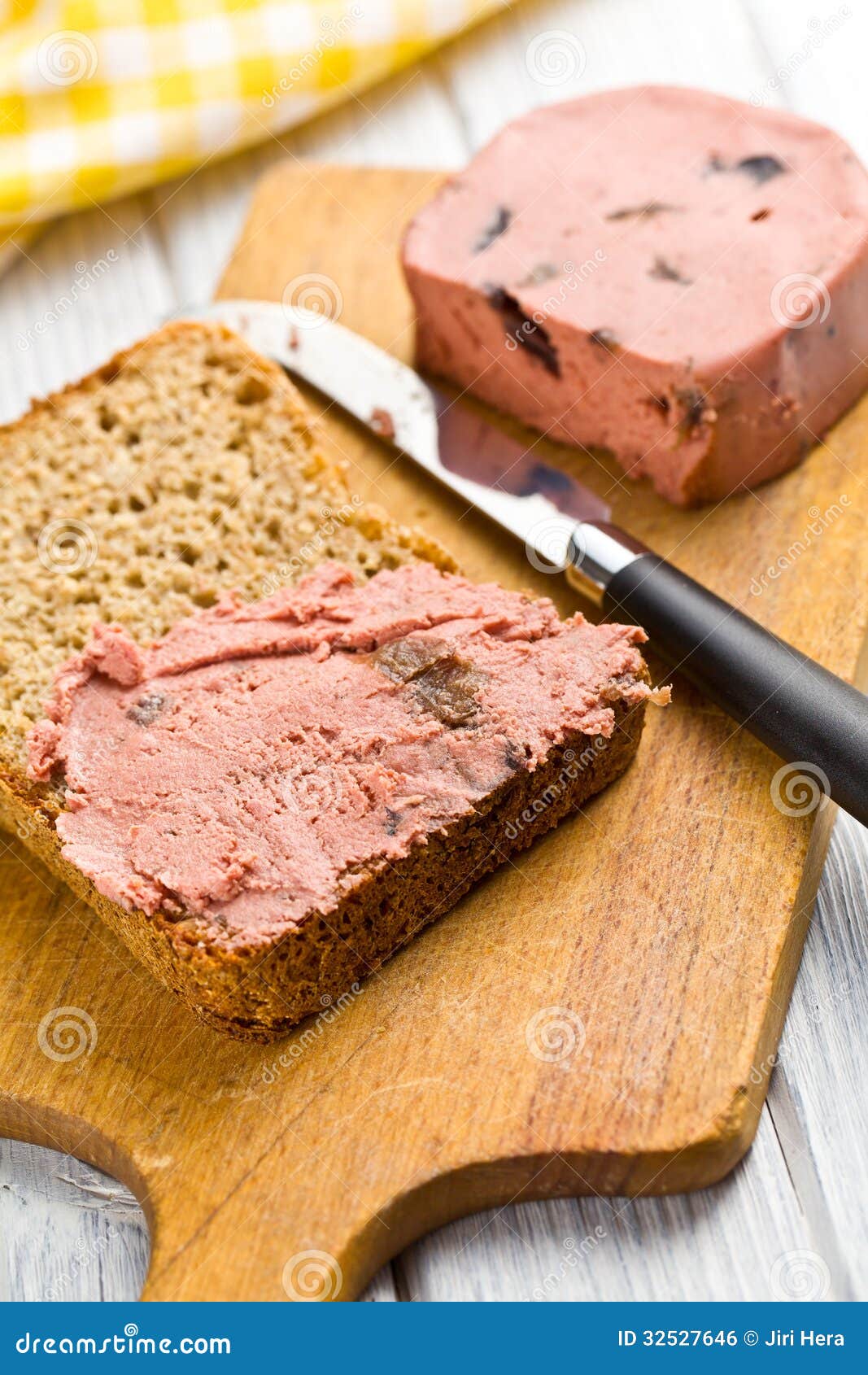 Gourmet pate with bread stock photo. Image of food, meal - 32527646