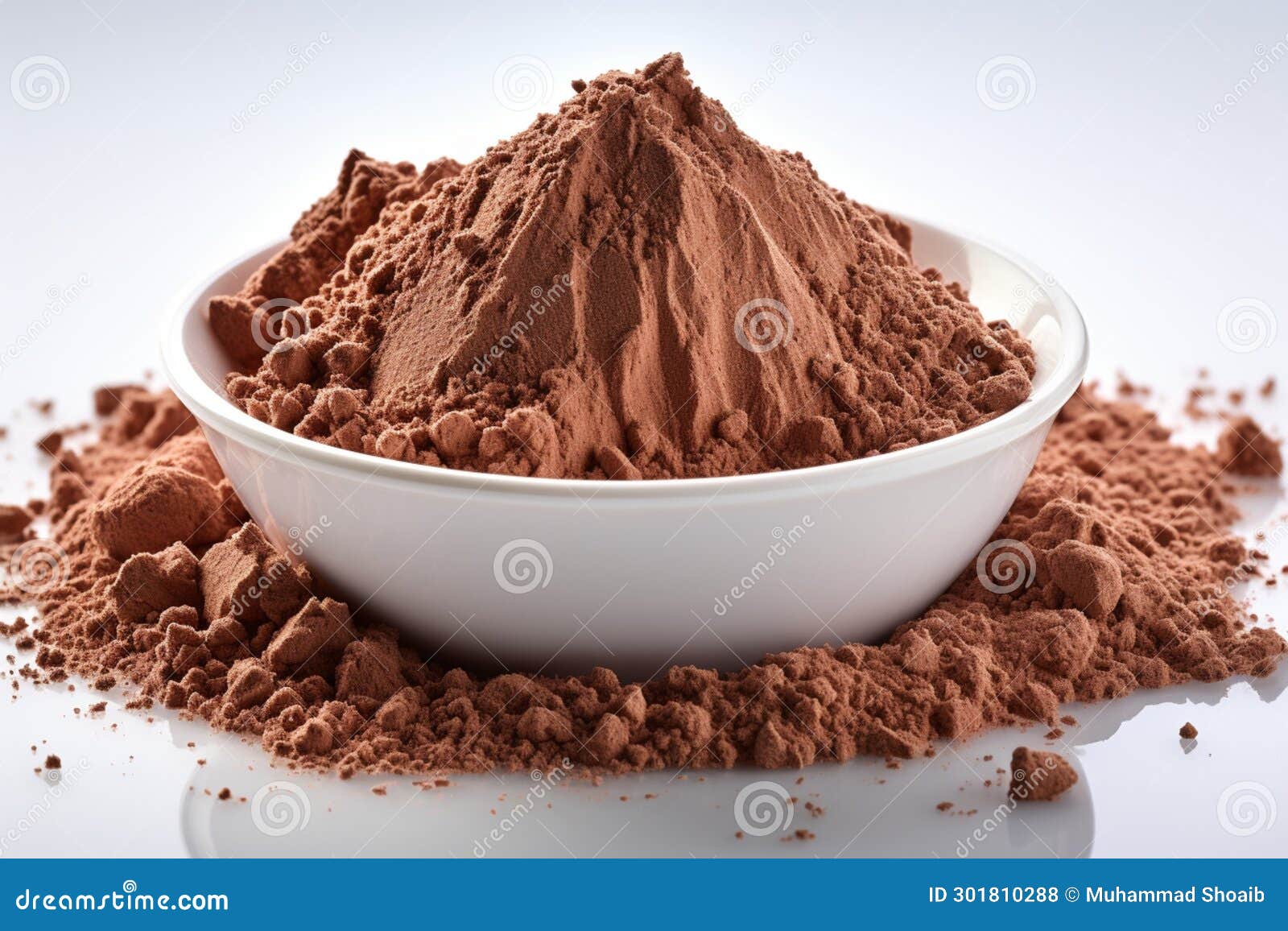 Gourmet Simplicity Cocoa Powder Isolated on a White Background Stock ...