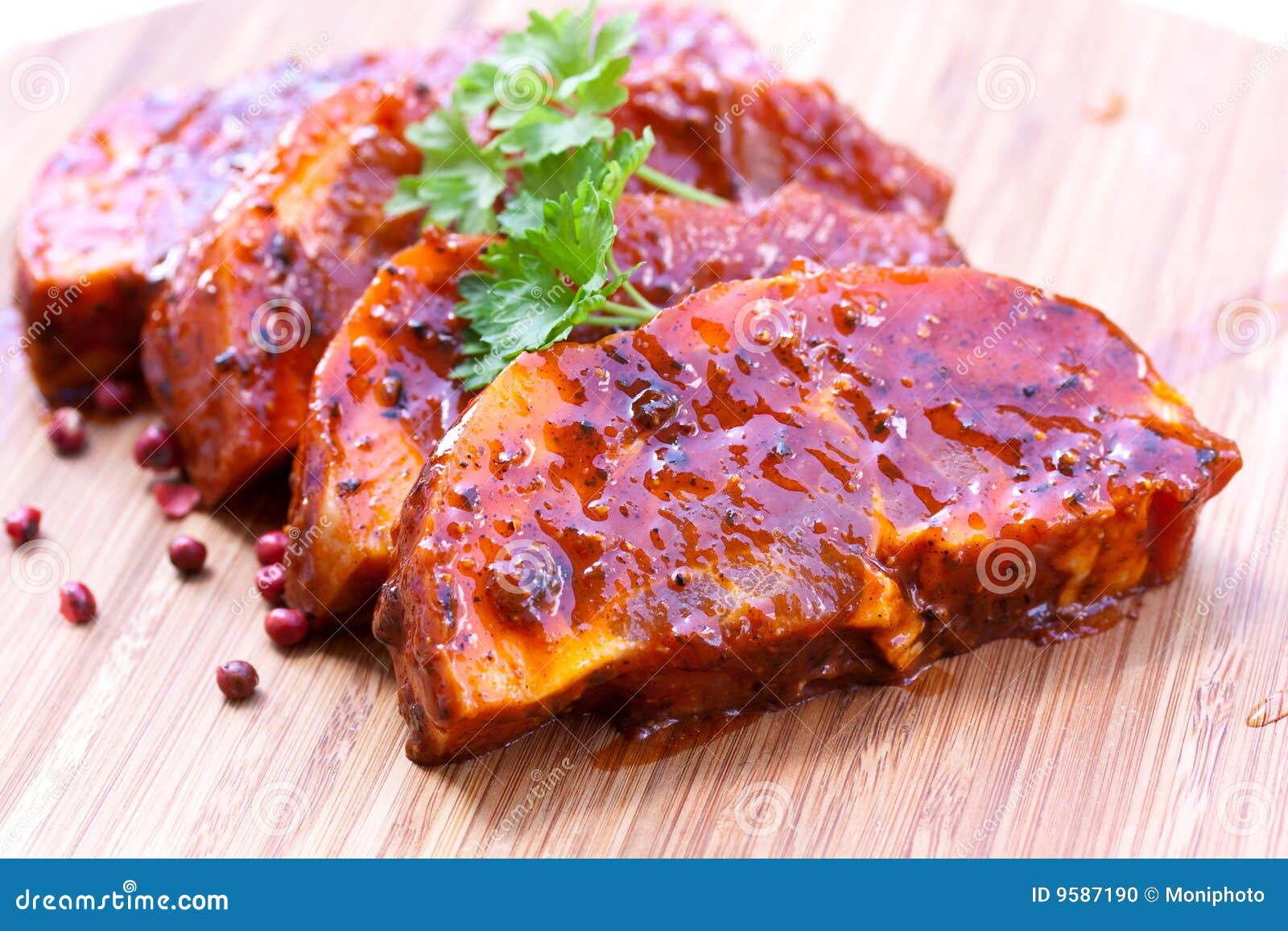 Suckling Pig Cooking On A Sardinian Spit Over The Grill Stock ...