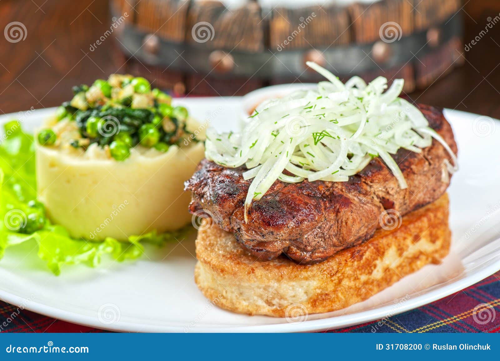 Gourmet steak meat stock photo. Image of grilled, herbs - 31708200