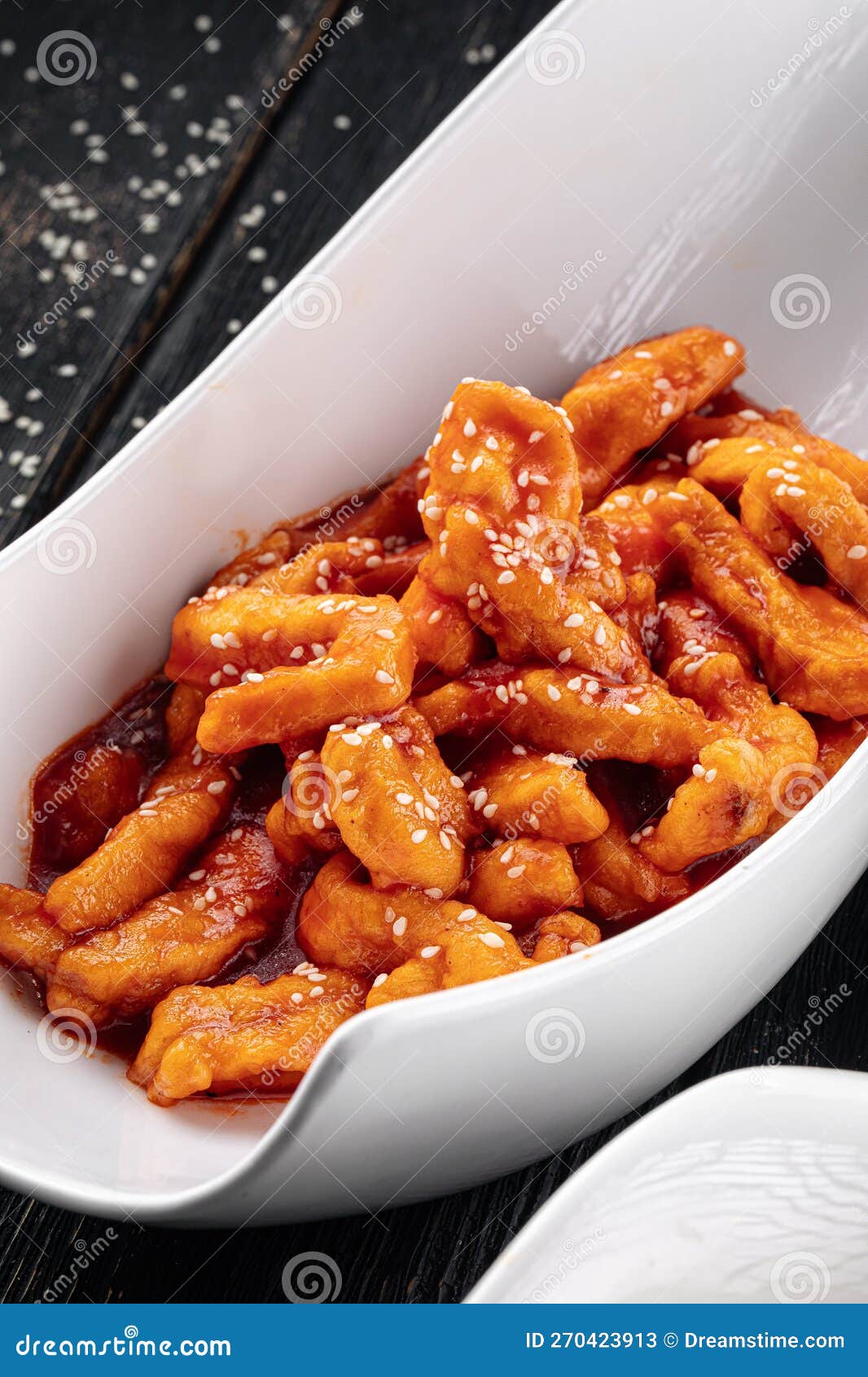 Gourmet Sweet and Sour Fried Fish Appetizer Stock Image - Image of dish ...