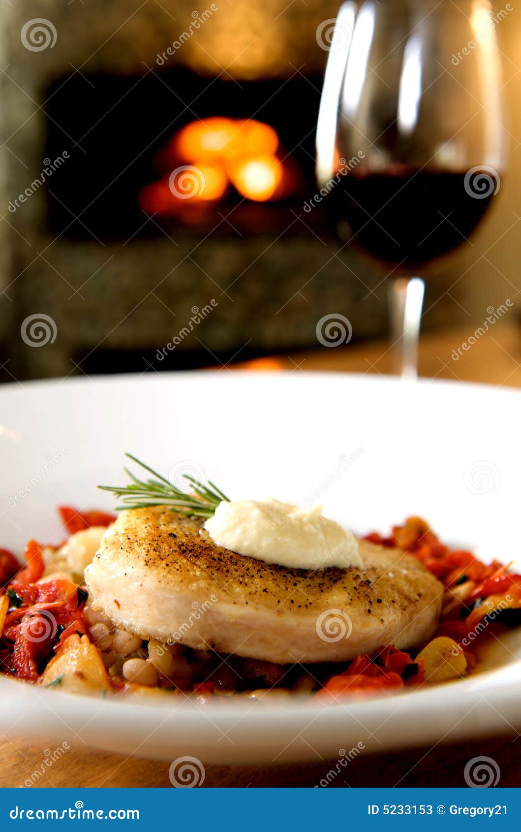 Gourmet swordfish dinner stock image. Image of lime, abstract - 5233153