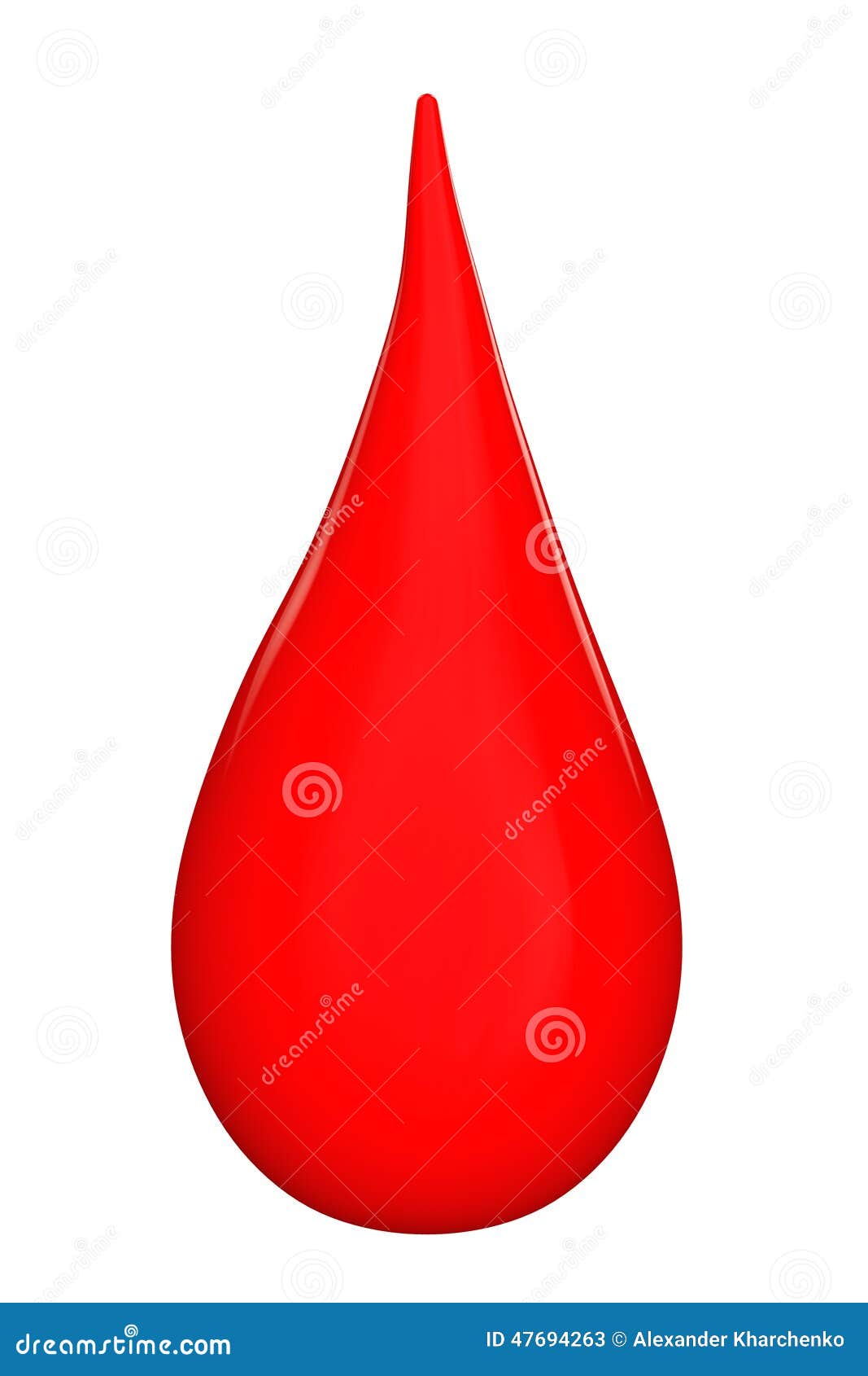 Goutte 3d de sang illustration stock. Illustration du normal - 47694263