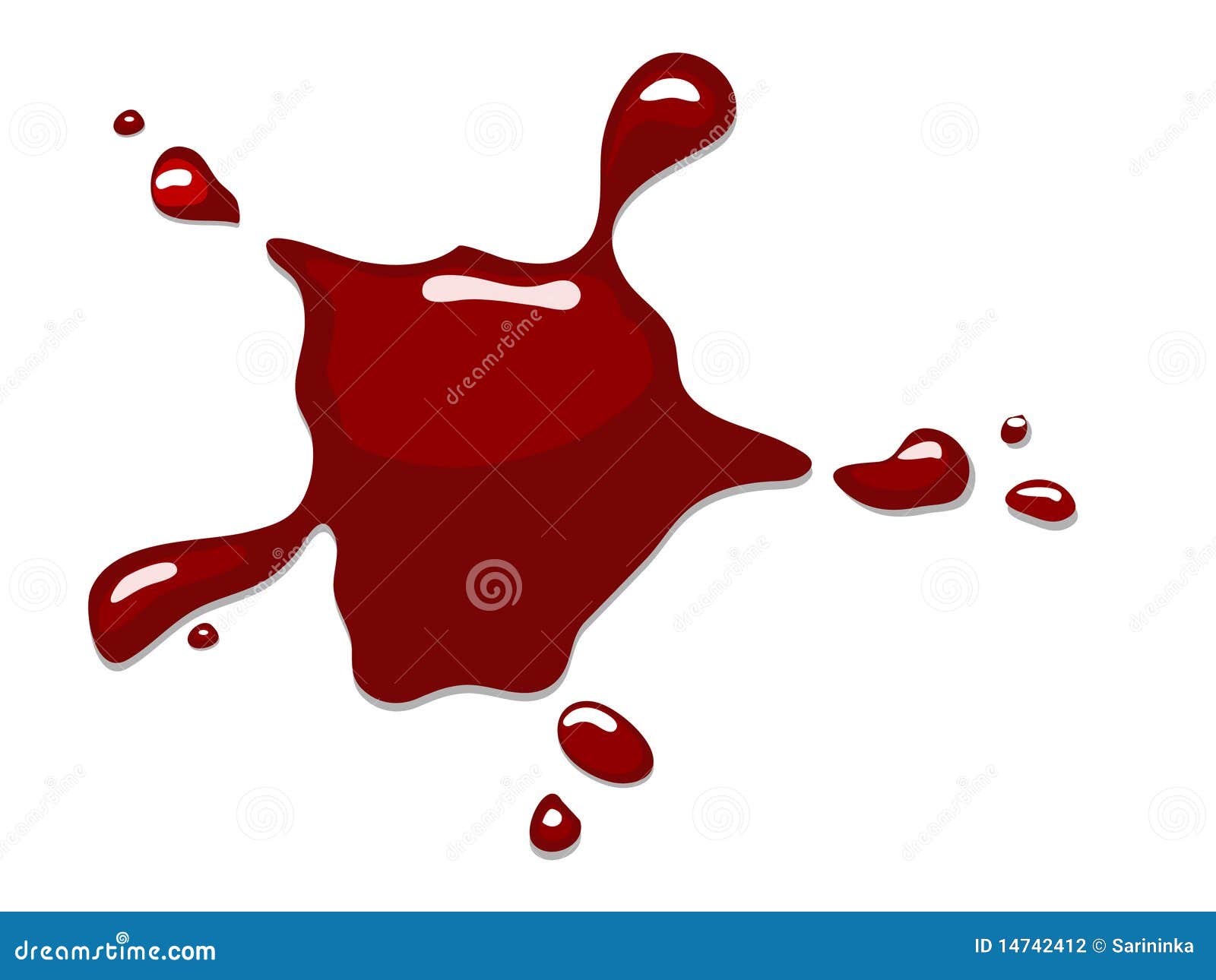 Goutte de sang illustration de vecteur. Illustration du grunge - 14742412
