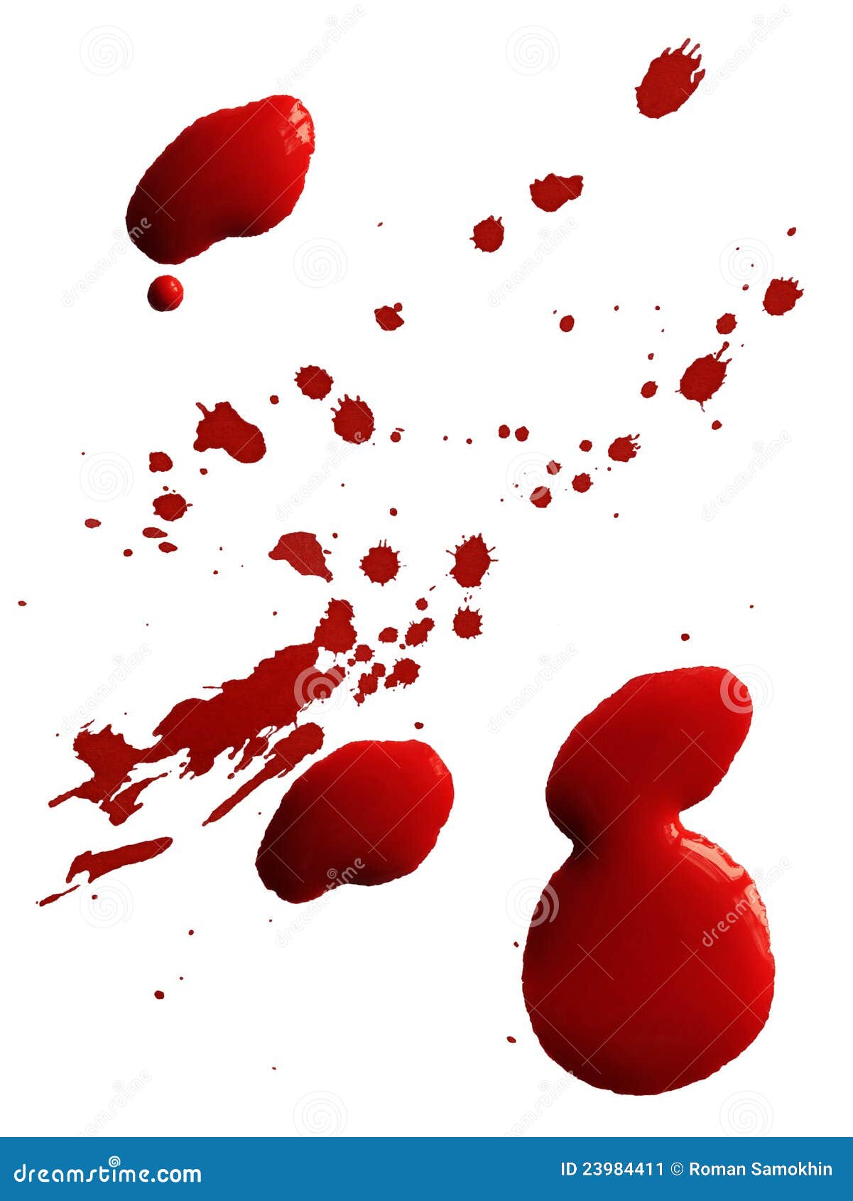 Goutte De Sang Rouge Image stock - Image: 23984411