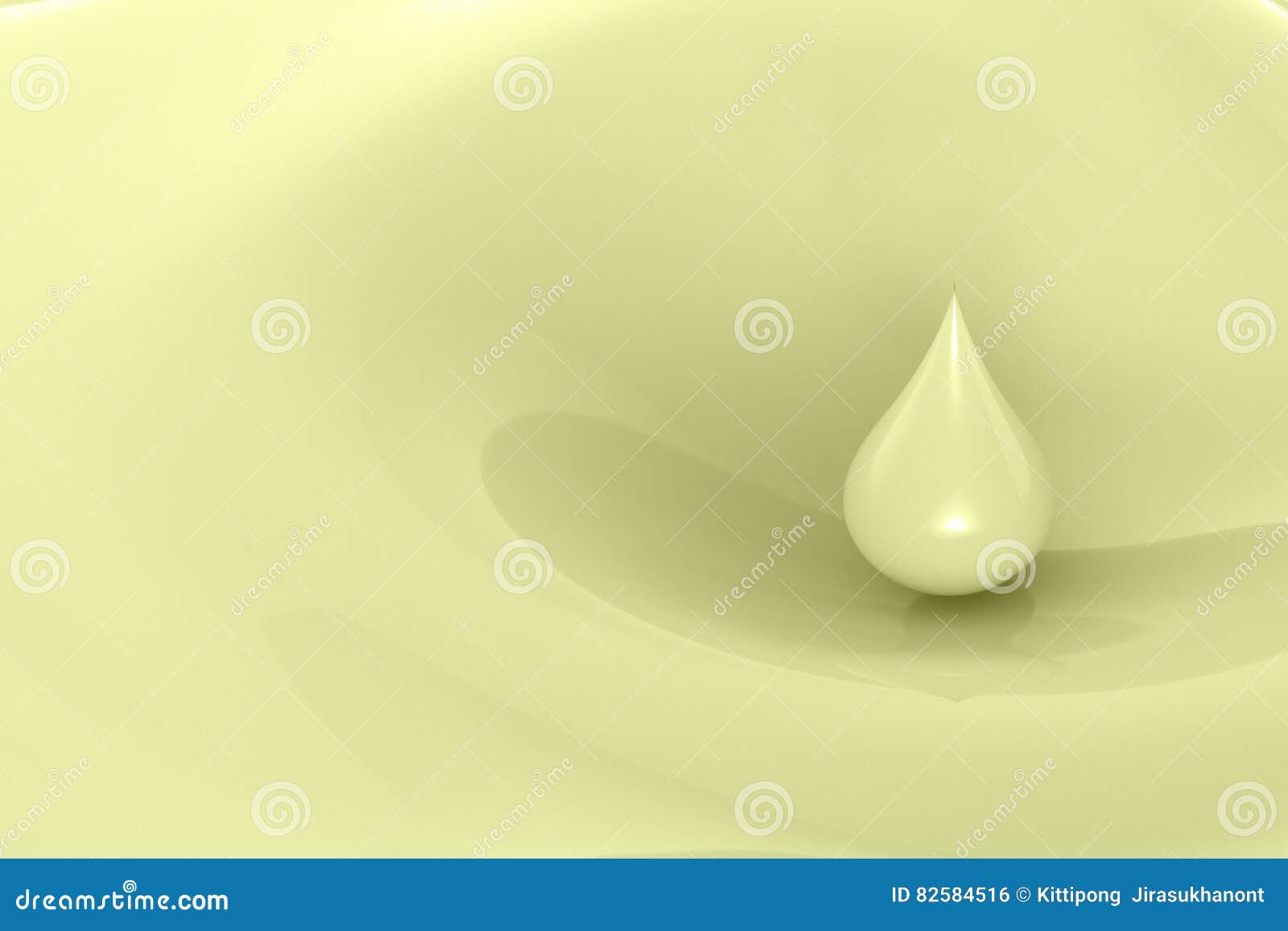 Gouttelette de lait jaune illustration stock. Illustration du ...