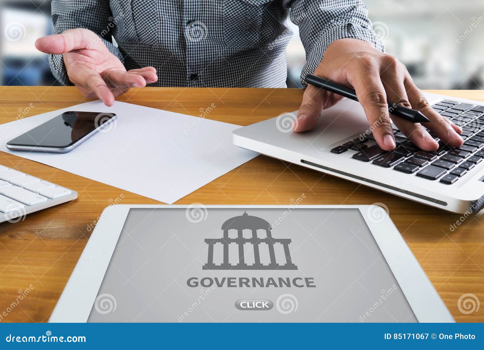 GOVERNANCE and Building, Authority Computing Computer Laptop Stock ...