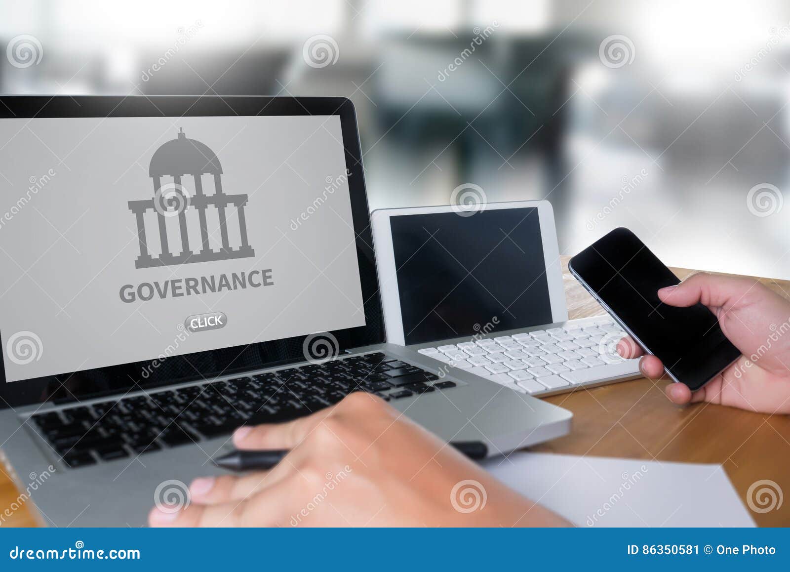 GOVERNANCE and Building, Authority Computing Computer Laptop Stock ...