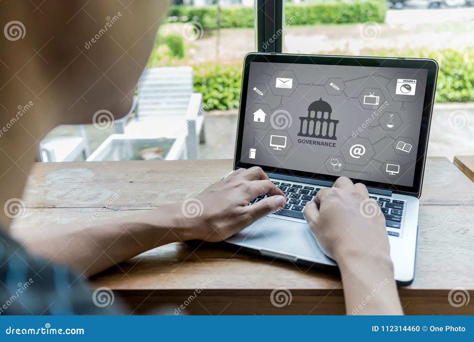 GOVERNANCE and Building, Authority Computing Computer Laptop Wit Stock ...