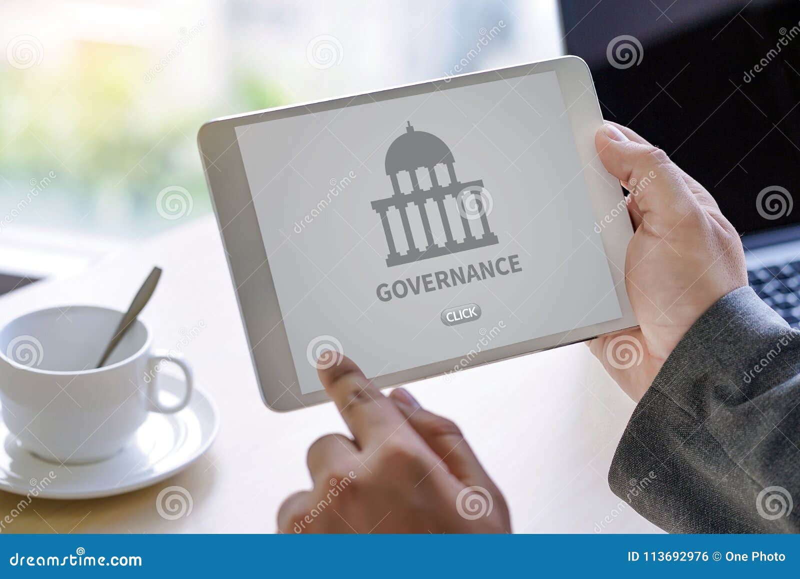 GOVERNANCE and Building, Authority Computing Computer Laptop Wit Stock ...
