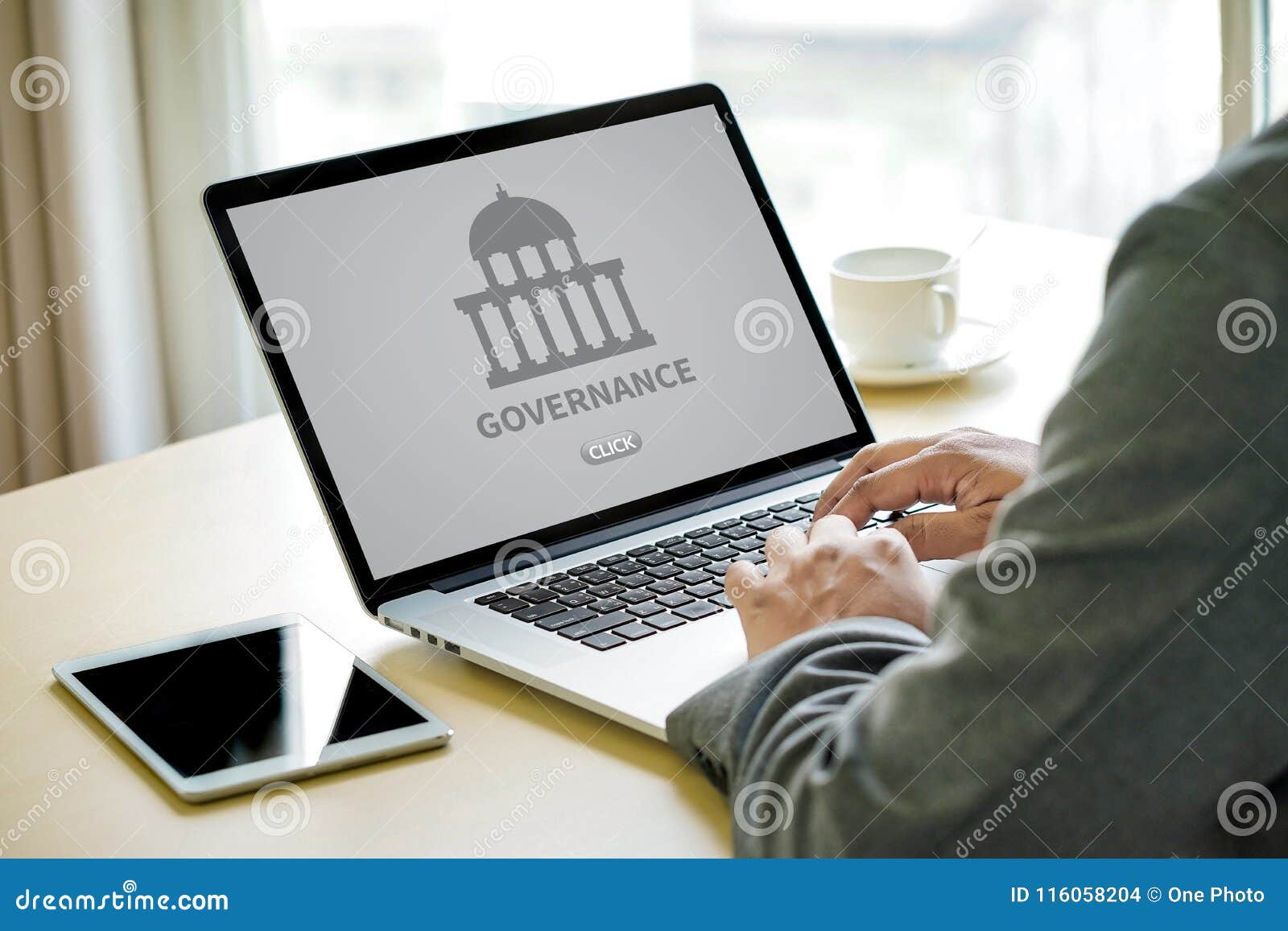 GOVERNANCE and Building, Authority Computing Computer Laptop Wit Stock ...