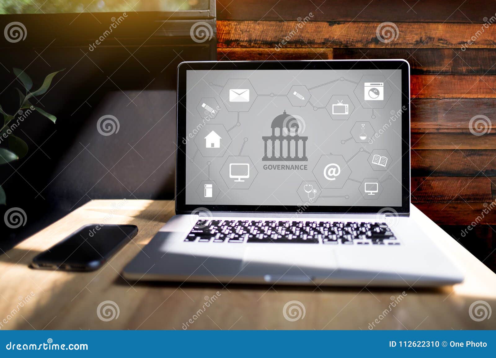 GOVERNANCE and Building, Authority Computing Computer Laptop Wit Stock ...