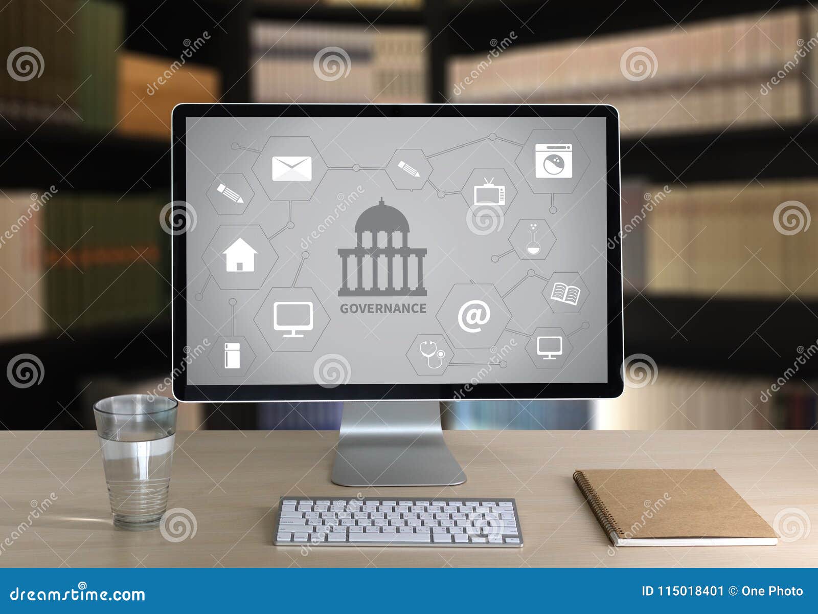 GOVERNANCE and Building, Authority Computing Computer Laptop Wit Stock ...