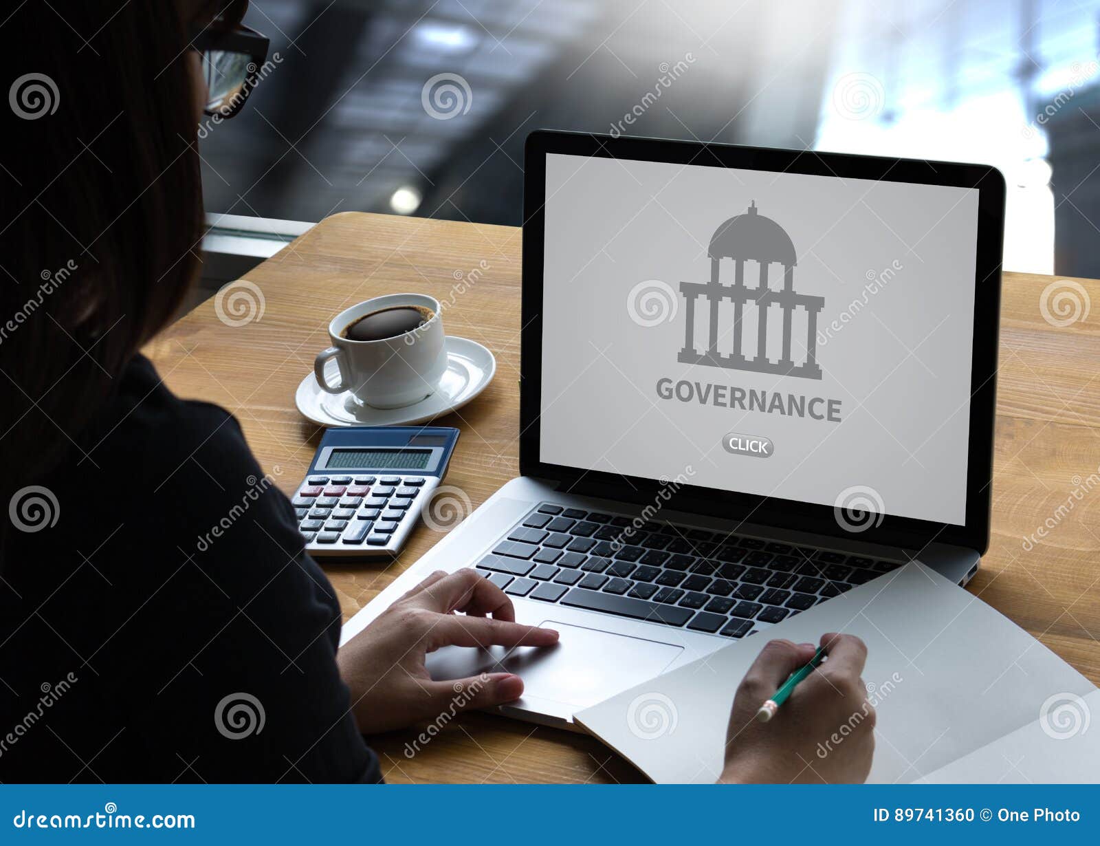 GOVERNANCE and Building, Authority Computing Computer Laptop Wit Stock ...