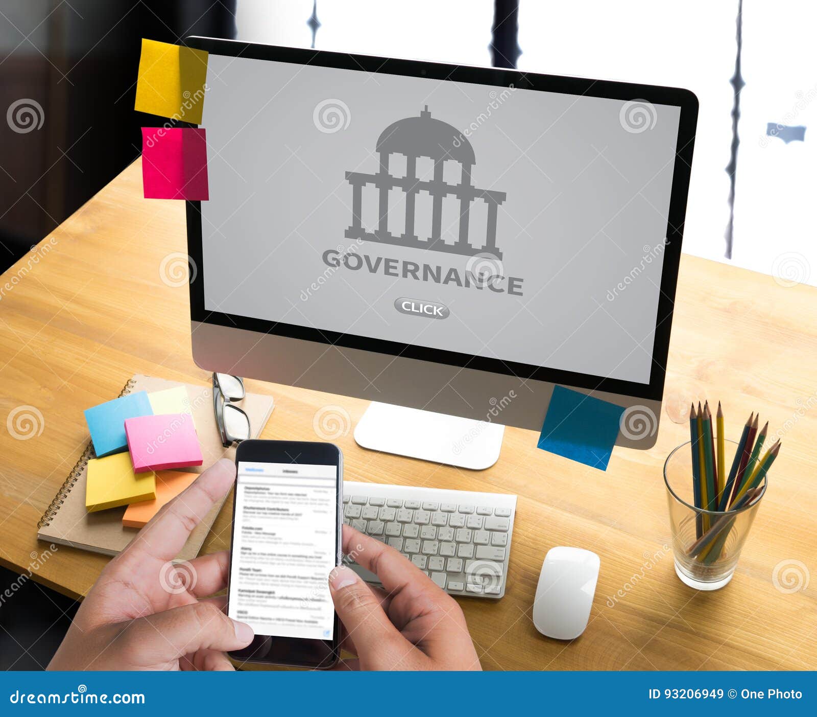 GOVERNANCE and Building, Authority Computing Computer Laptop Wit Stock ...