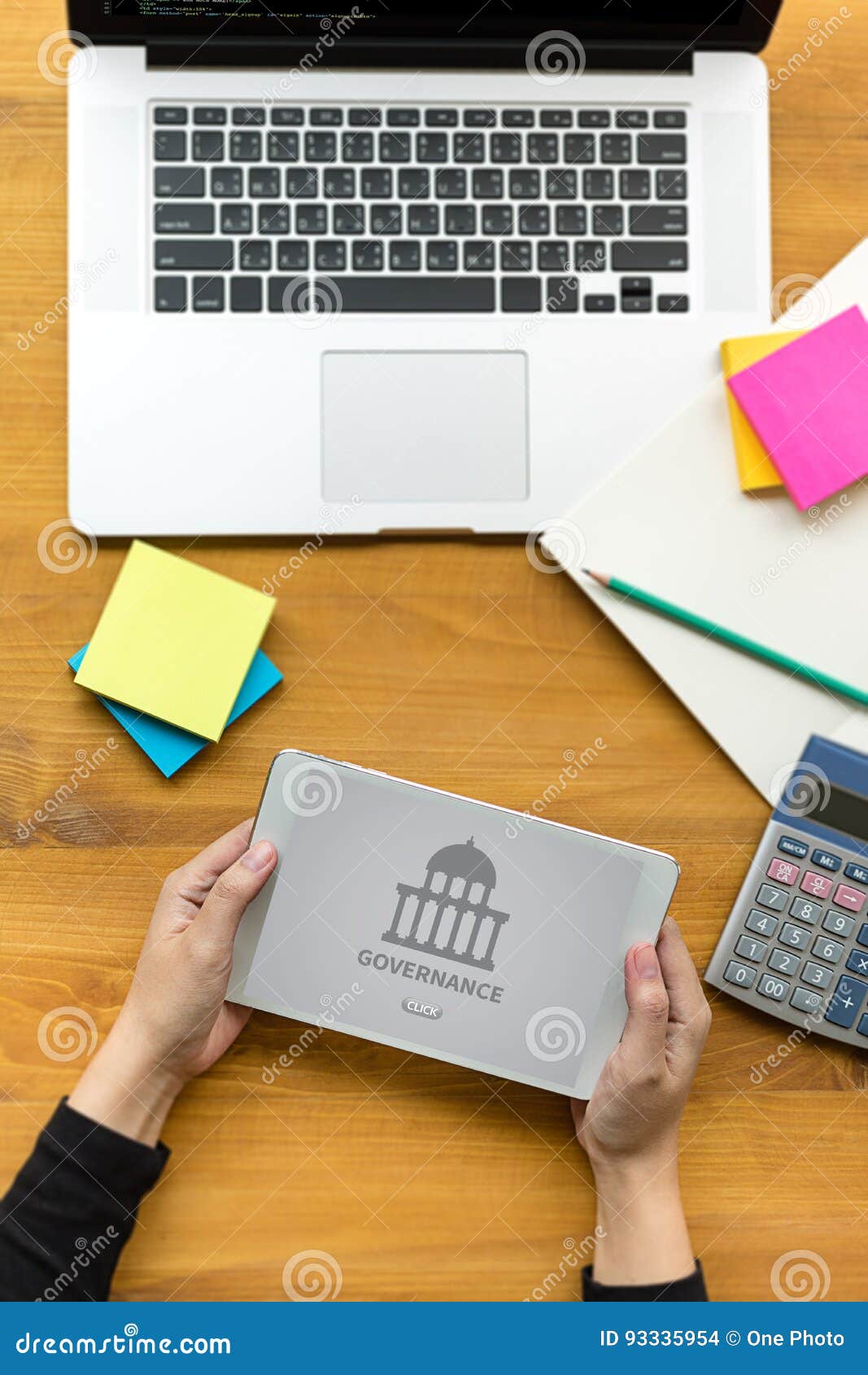 GOVERNANCE and Building, Authority Computing Computer Laptop Wit Stock ...