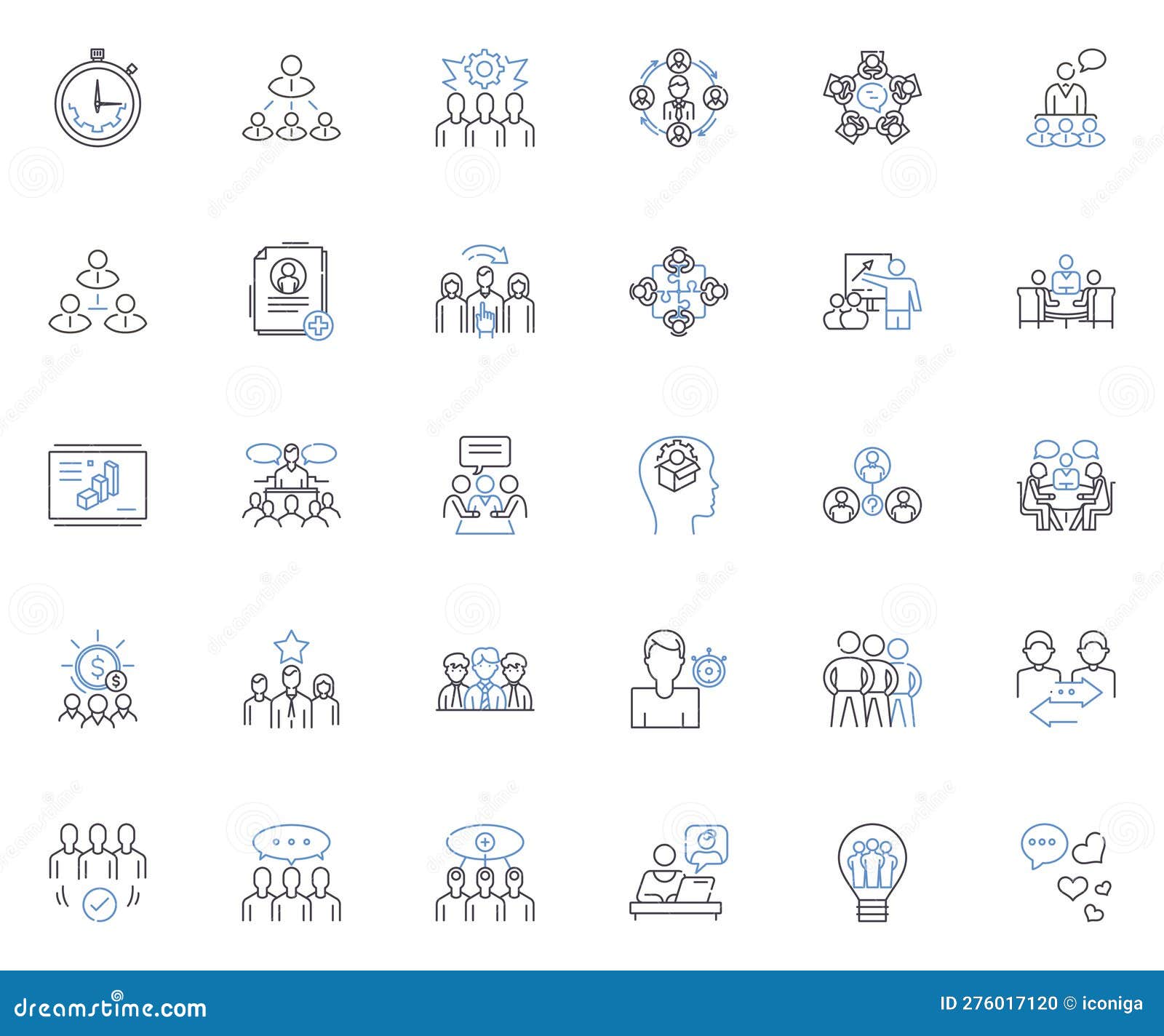 Governance Center Line Icons Collection. Accountability, Transparency ...