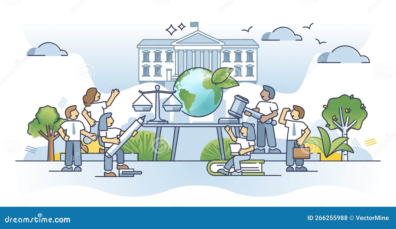 Authority System Governmental System Line Icons Collection. Bureaucracy ... Authority System Governmental System Line Icons Collection. Bureaucracy ...