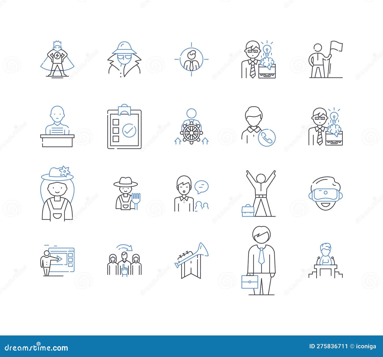 Governance Stewardship Line Icons Collection. Leadership ... Governance Stewardship Line Icons Collection. Leadership ...