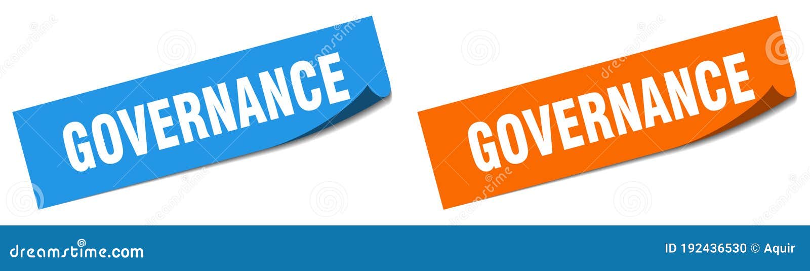 Governance Sticker. Governance Sign Set Stock Vector - Illustration of ...