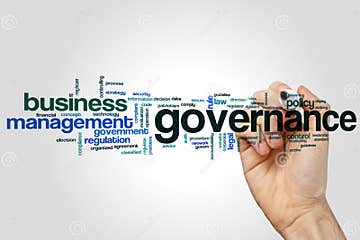 Governance word cloud stock photo. Image of register - 90730586