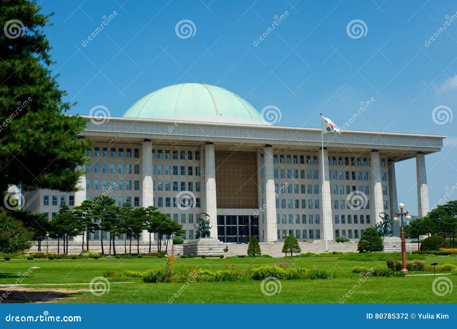 Government Assembly in Seoul in South Korea Stock Photo - Image of ...