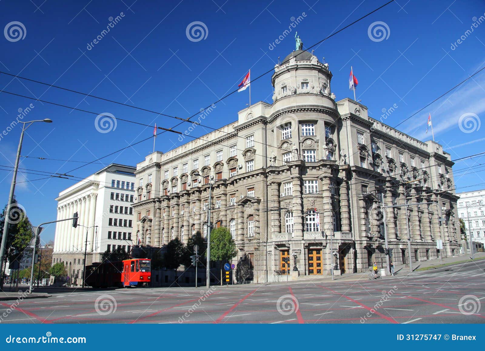 Government in Belgrade stock image. Image of balkan, govern - 31275747