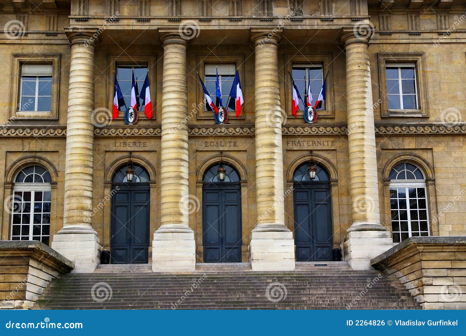 Government building stock photo. Image of flag, exterior - 2264826