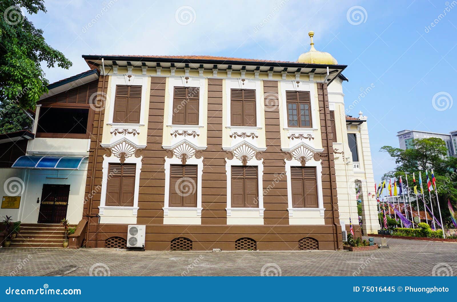 A Government Building at Downtown in Penang, Malaysia Editorial Image ...