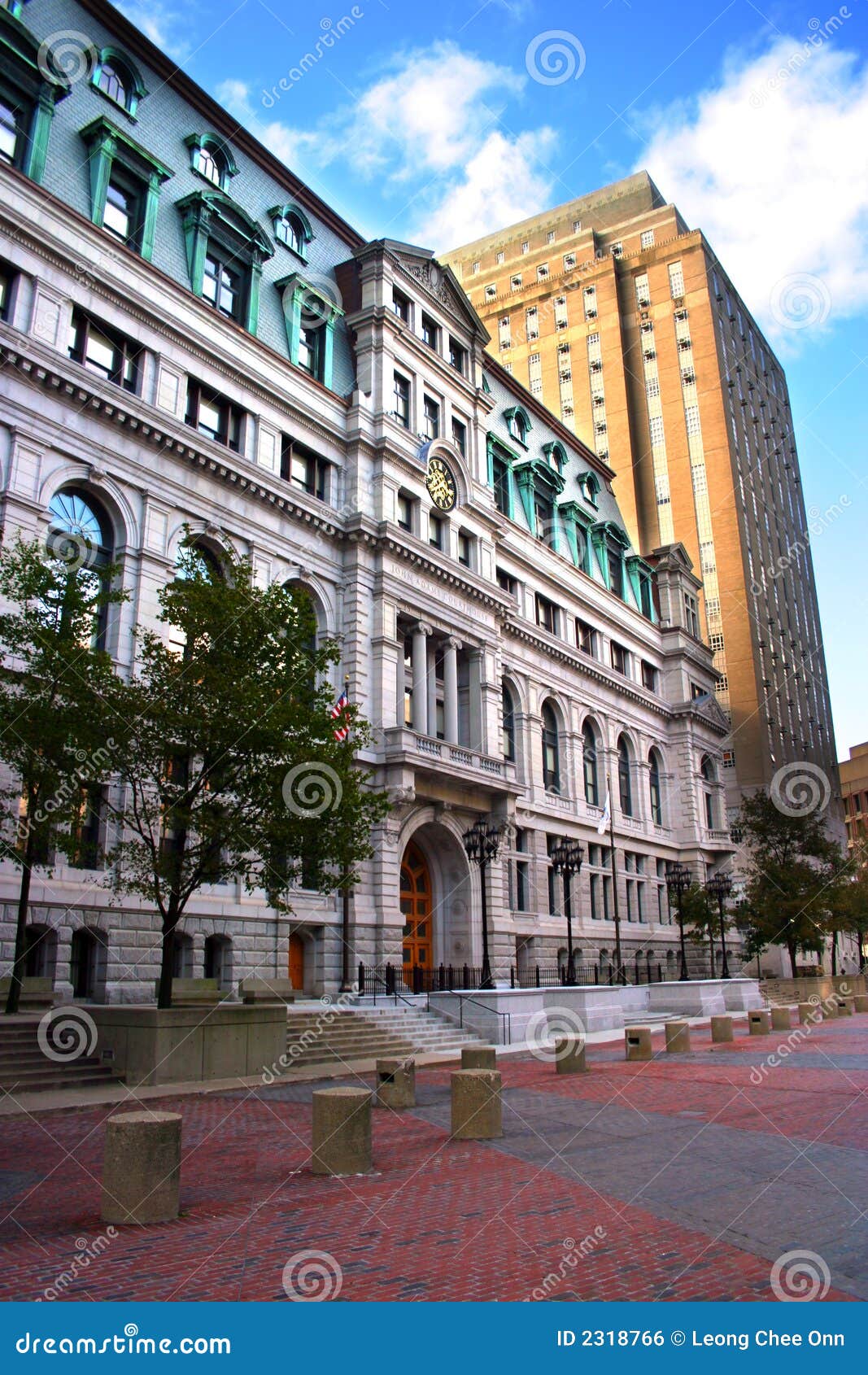 Government Center, Boston stock photo. Image of attraction - 2318766