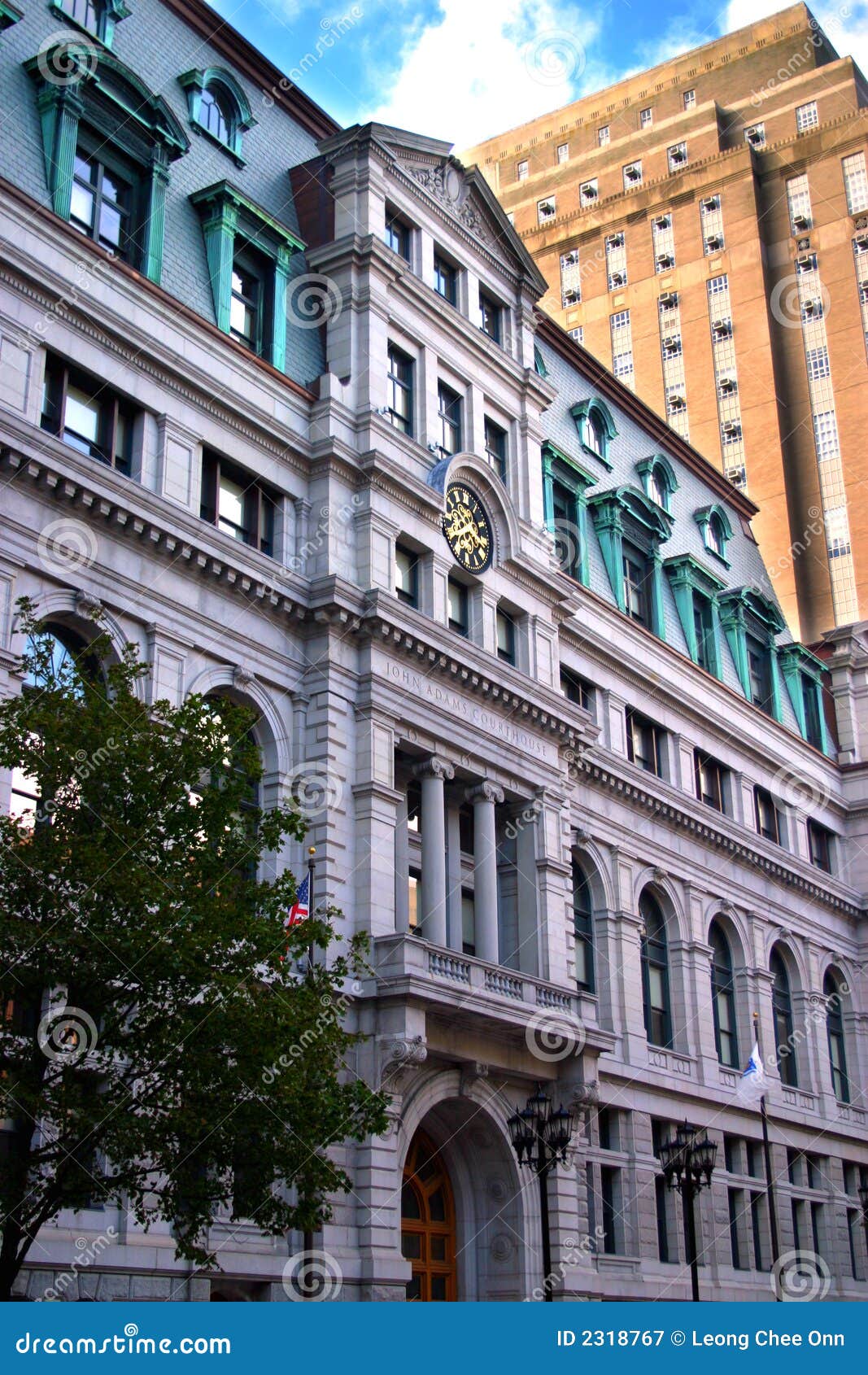 Government Center, Boston stock image. Image of steeple - 2318767