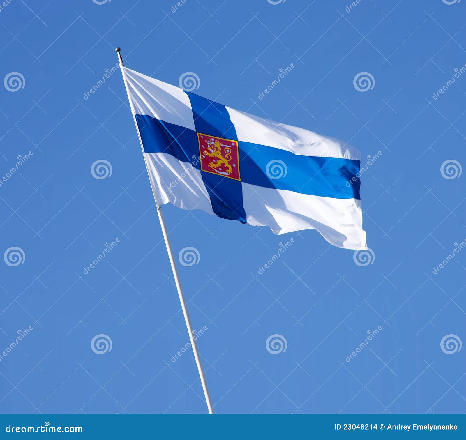 Government Flag of Finland stock photo. Image of waving - 23048214