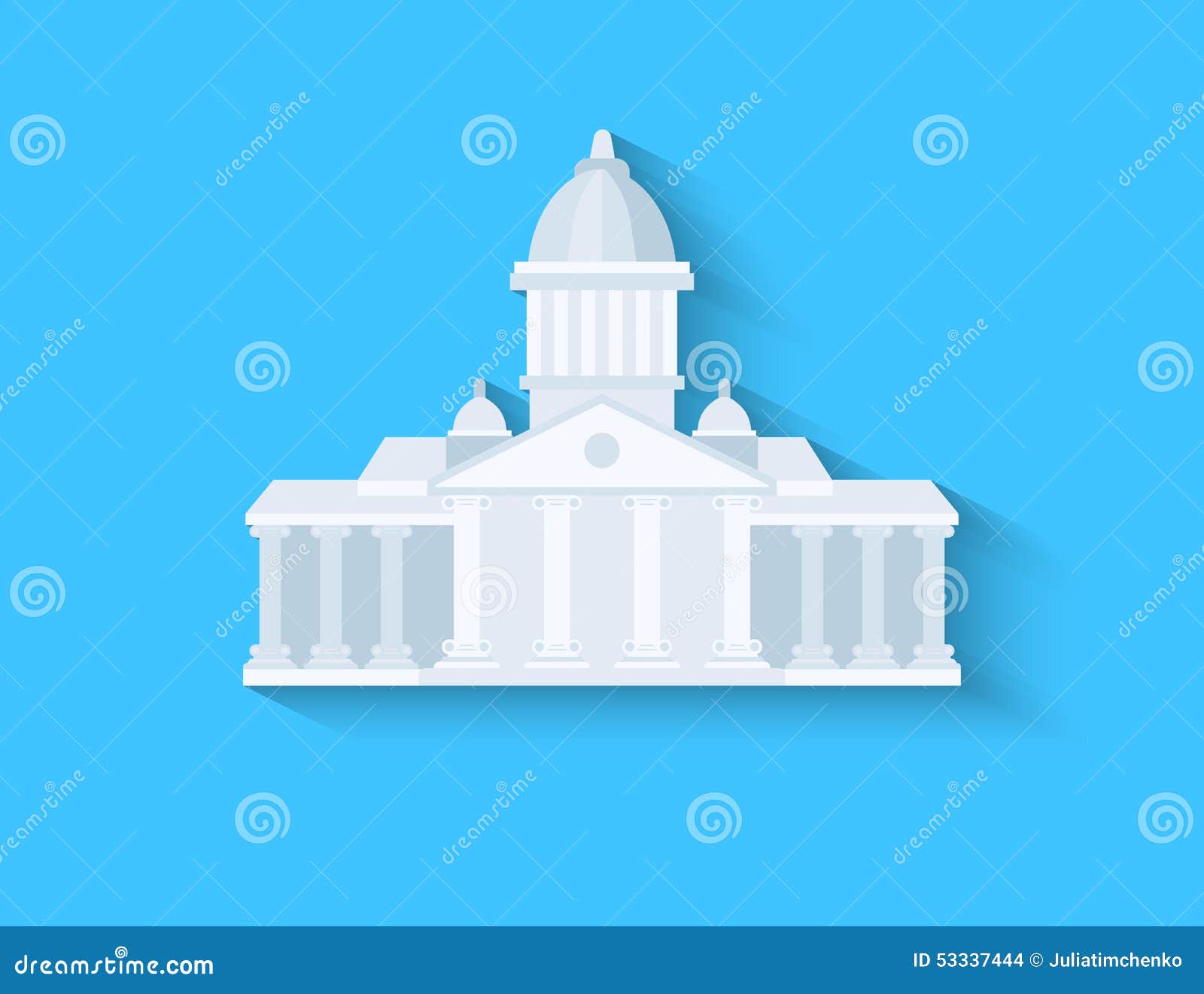 Government flat design stock vector. Illustration of design - 53337444