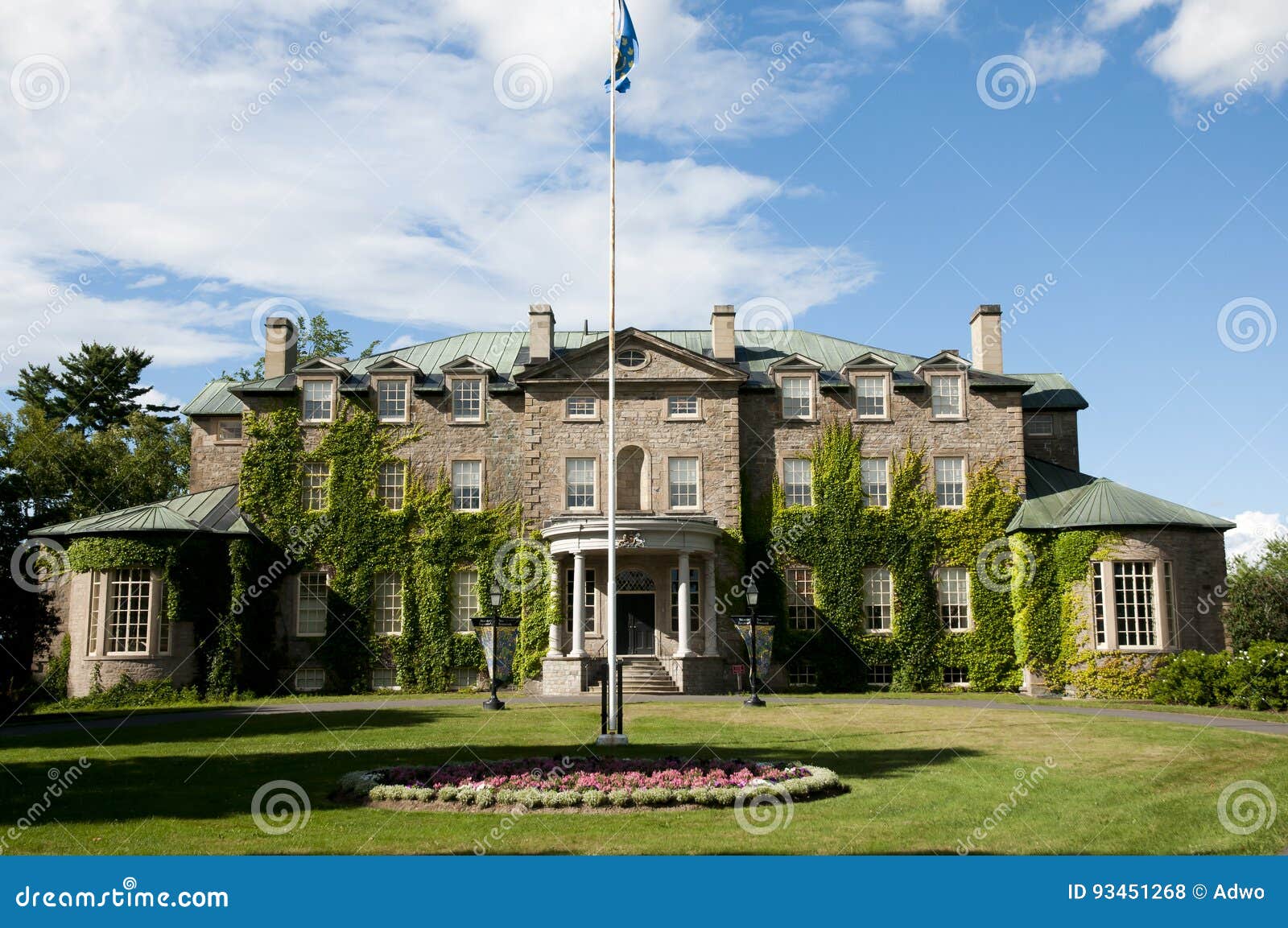 Government House - Fredericton - Canada Stock Photo - Image of ...