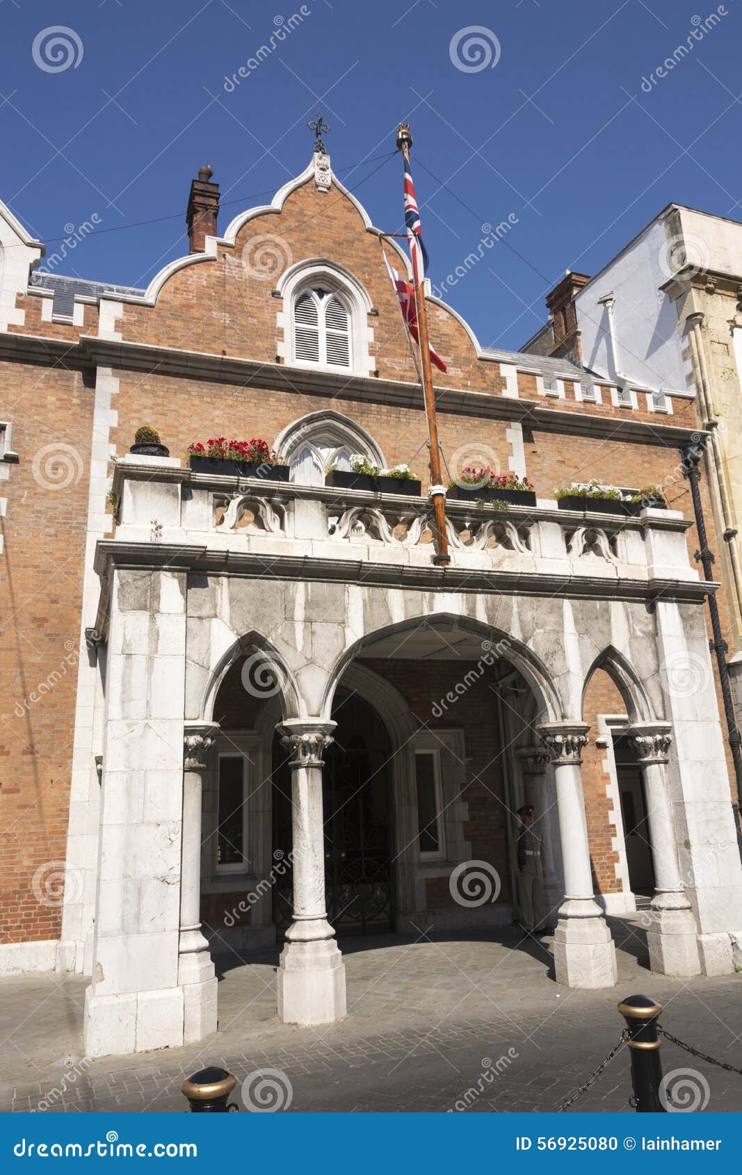 Government House Gibraltar editorial image. Image of overseas - 56925080