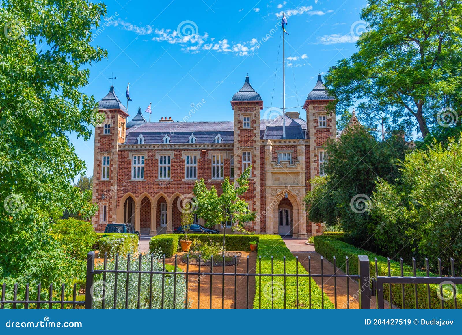 Government House at Perth, Australia Stock Image - Image of centre ...