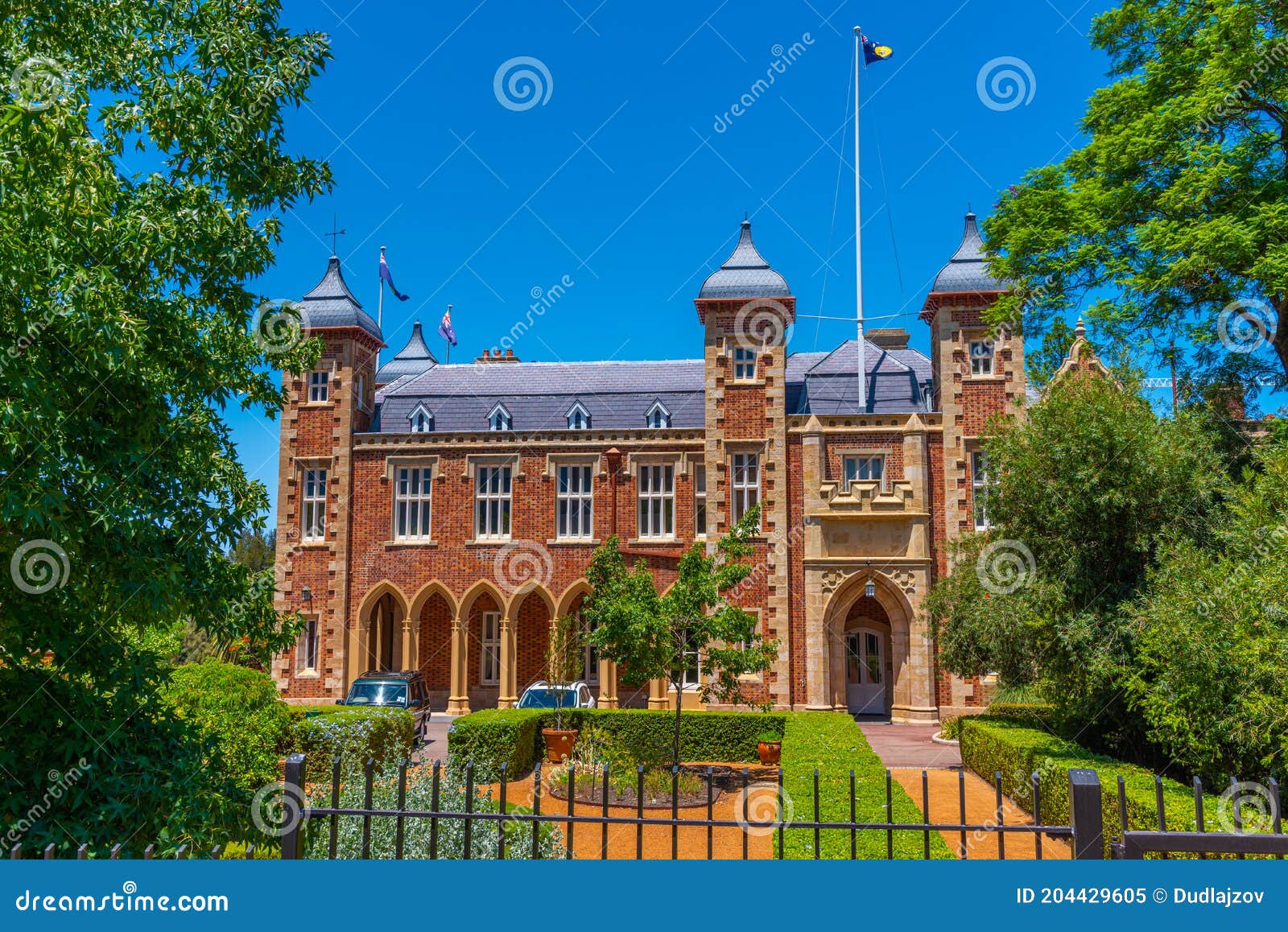 Government House at Perth, Australia Stock Image - Image of open ...