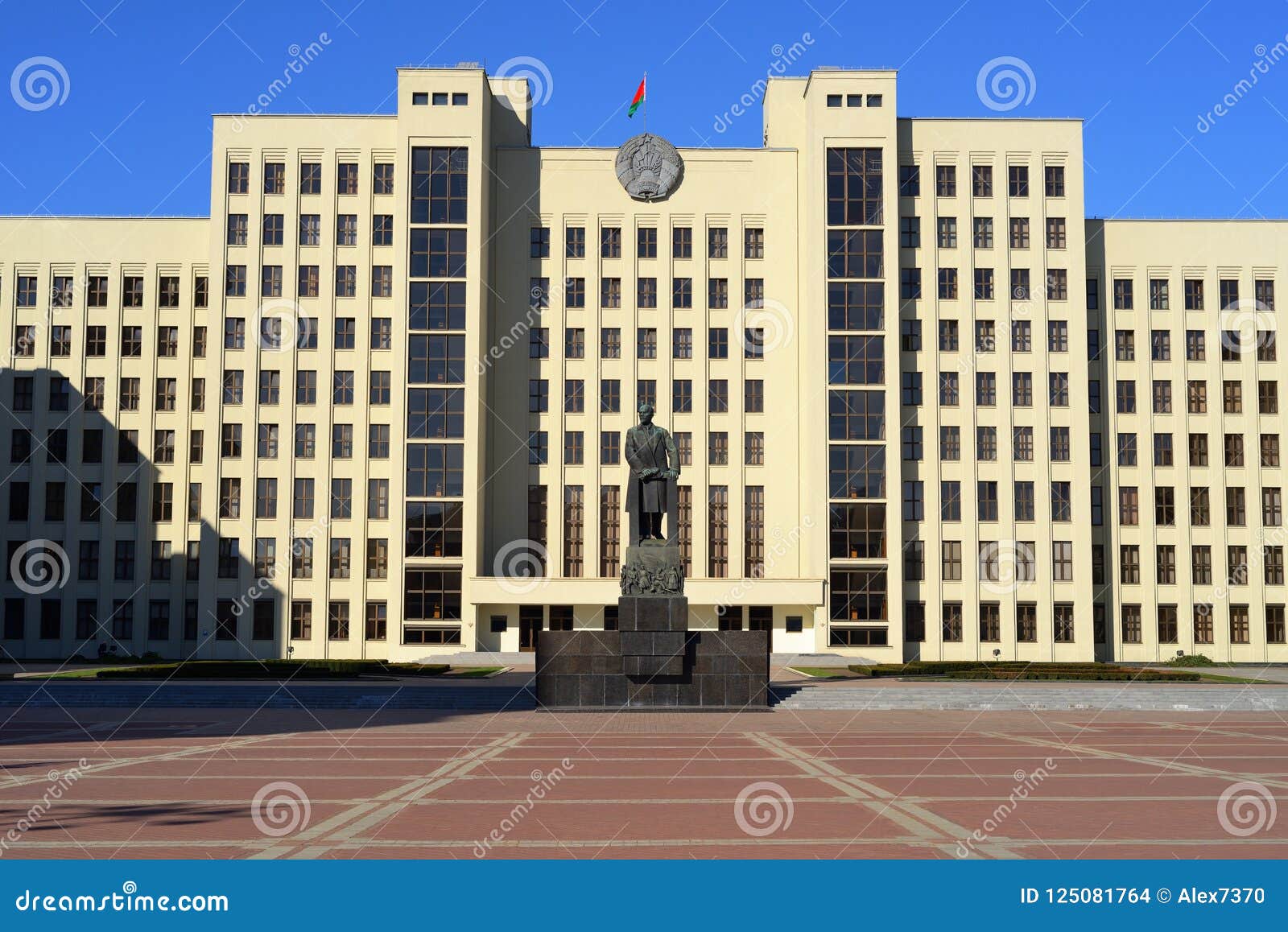 Government House of the Republic of Belarus in Minsk Stock Photo ...