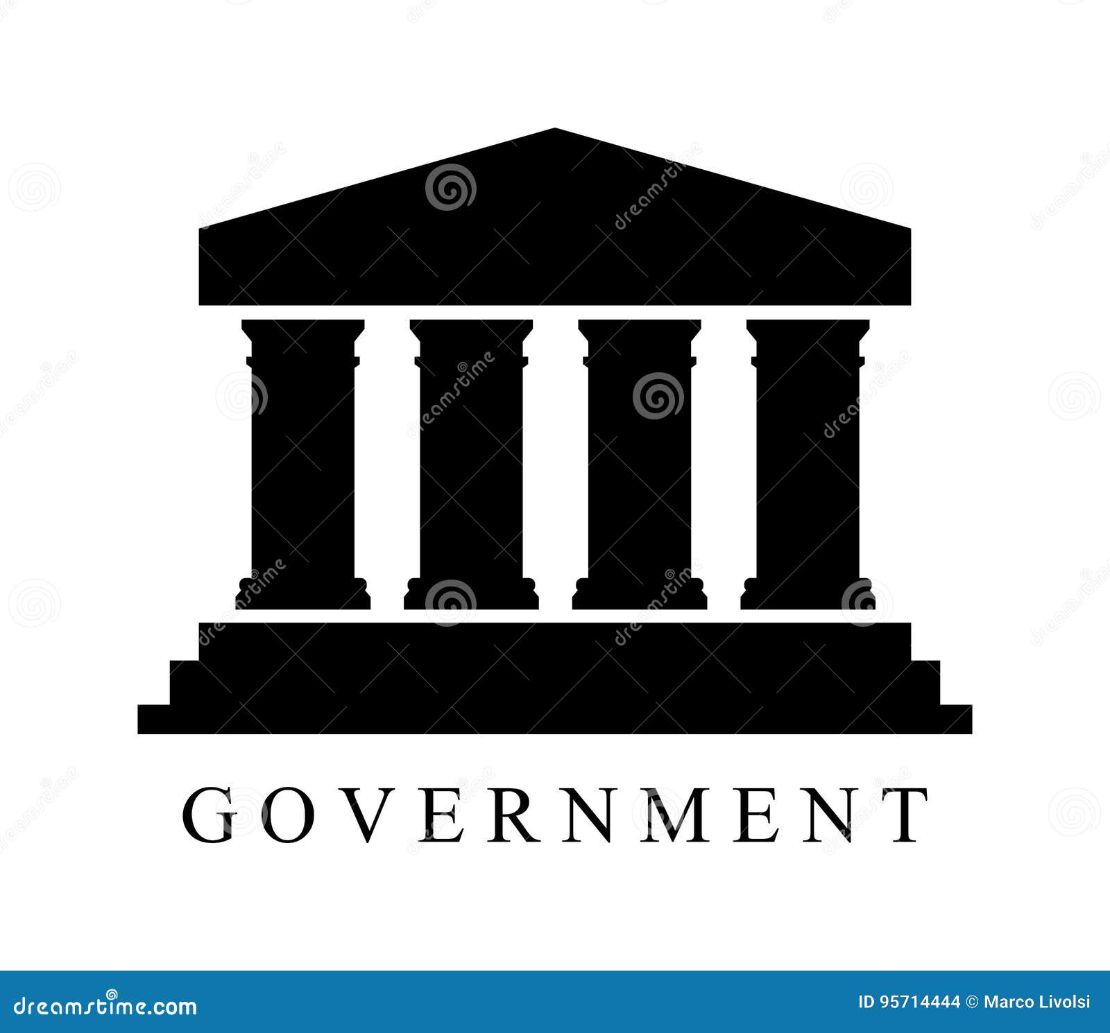 Government illustrated stock illustration. Illustration of legislation ...